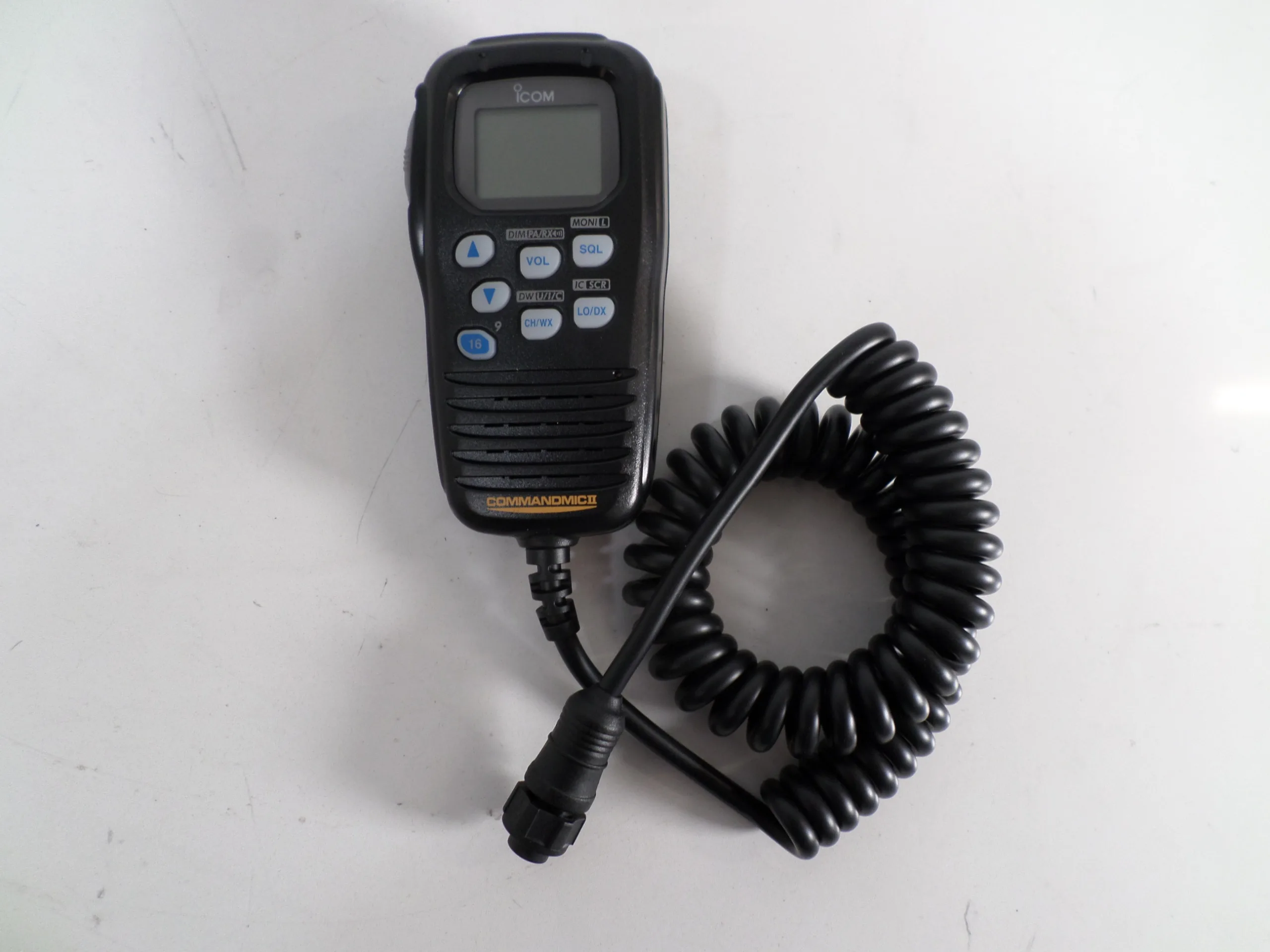 ICOM HM-157B Commandmic II Second Station Handset for IC-M604/504/422 ...