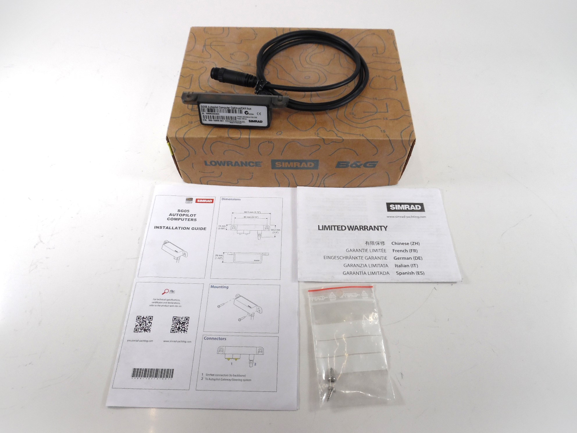Simrad SG05 Autopilot Computer Optimus Steering Integration 10906 *New ...