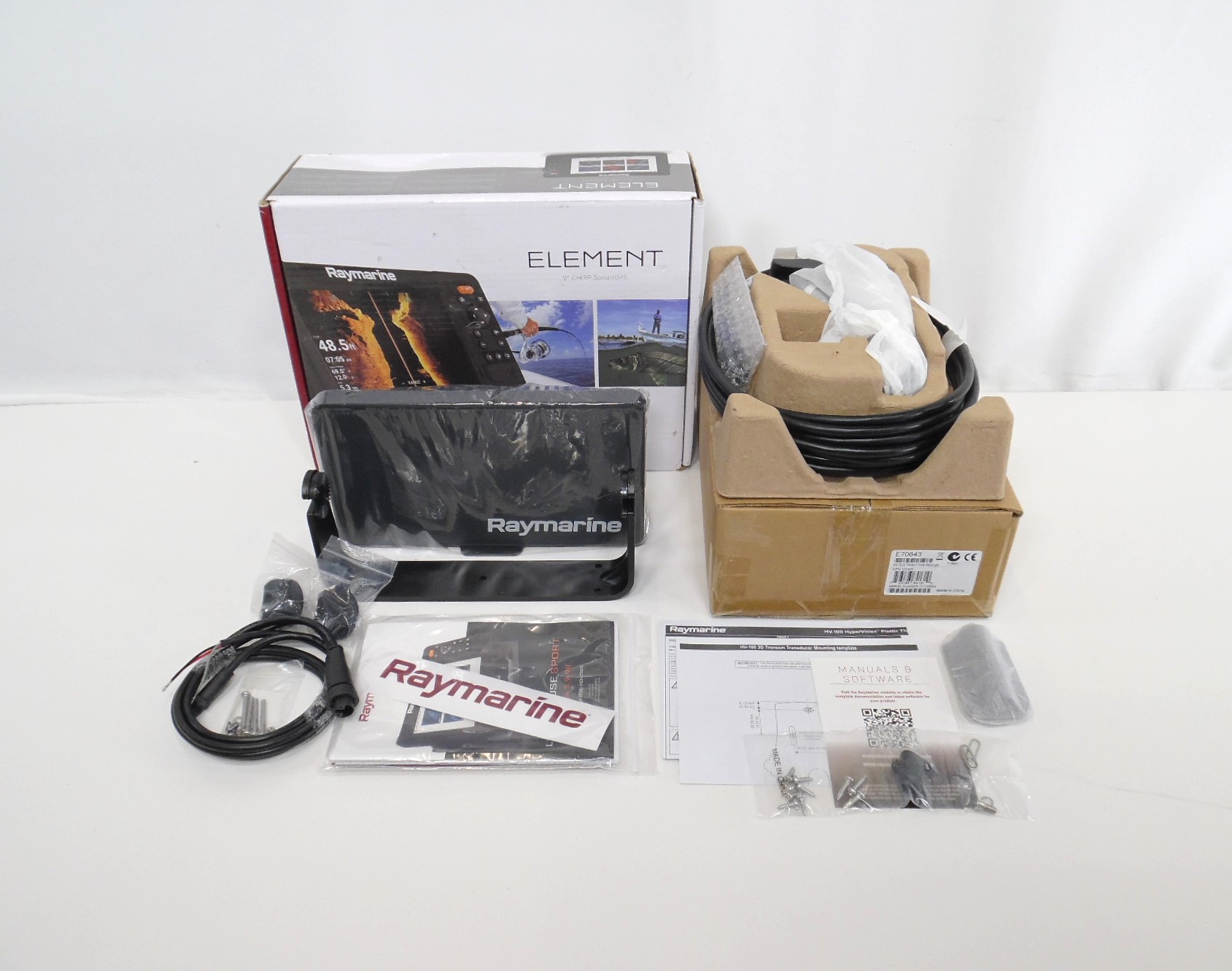 Raymarine *FACTORY REFURB* Element 9 HV MFD Sounder E70534 w/ HV-100 ...