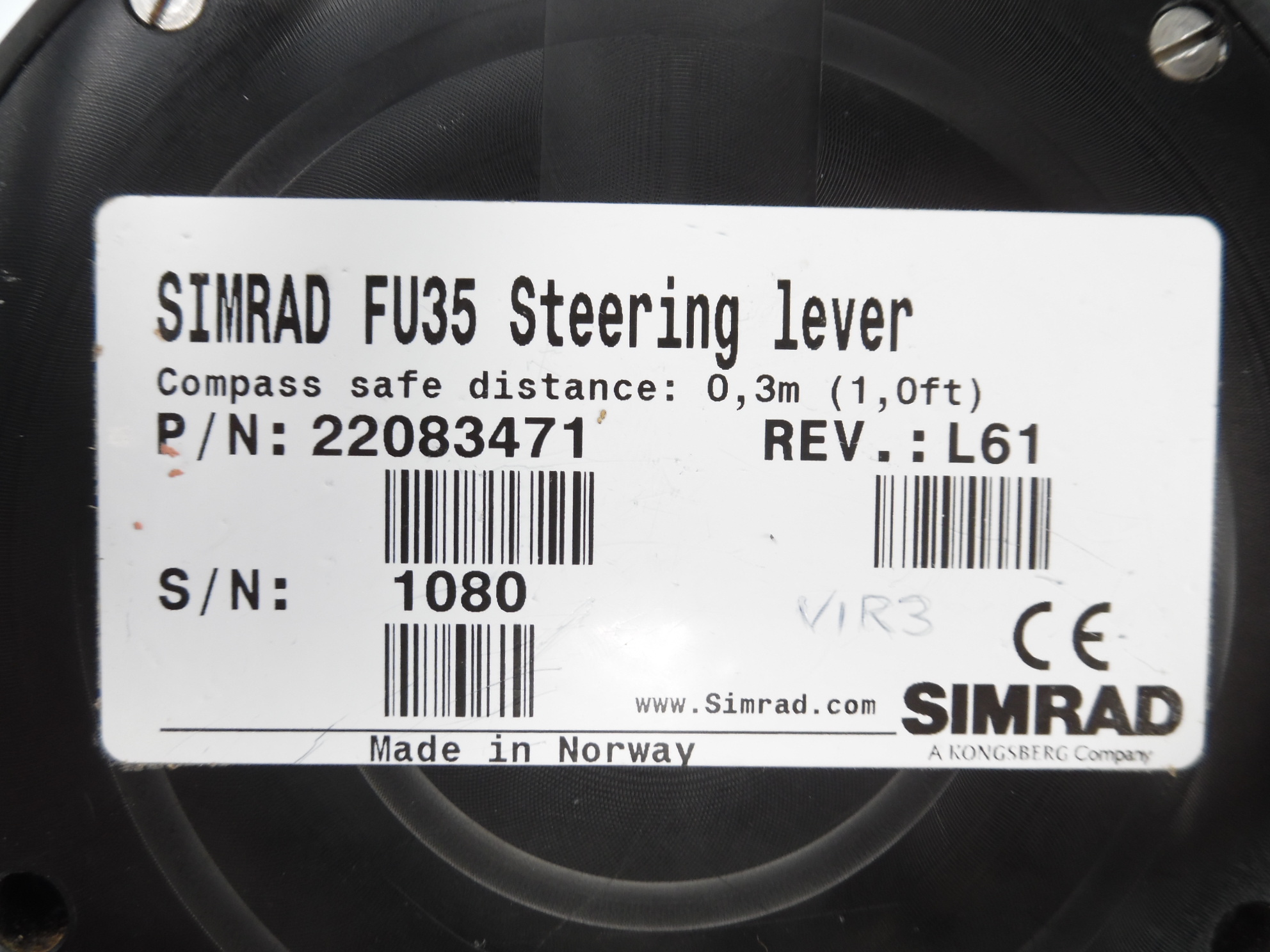Simrad FU35 Follow Up Steering Lever 22083471 Good Condition Fully ...
