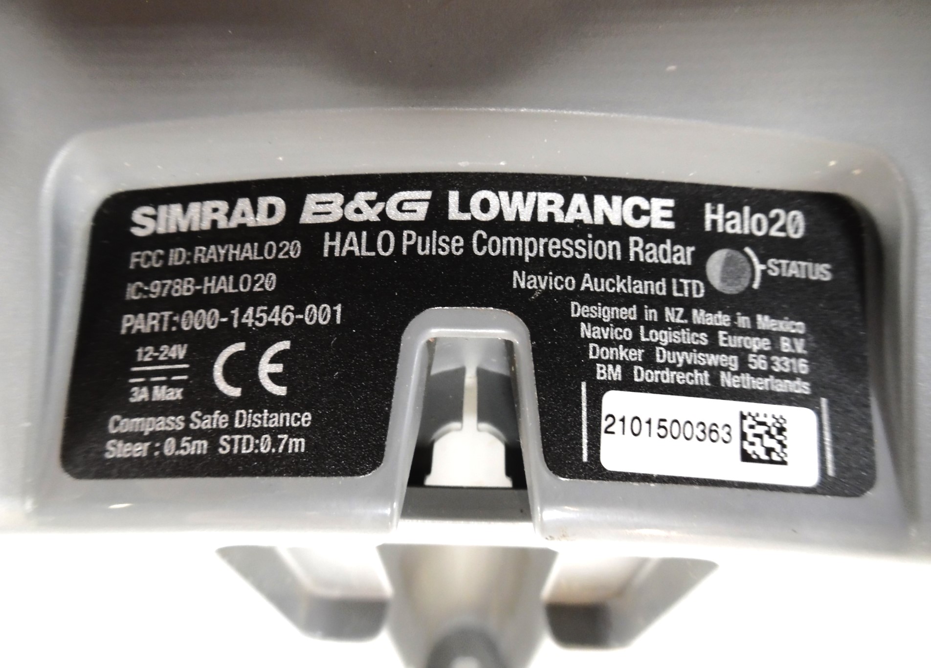 B&G Halo 20 20" Radar Dome w/10M Cable, Tested Good 90-Day Warr (000 ...