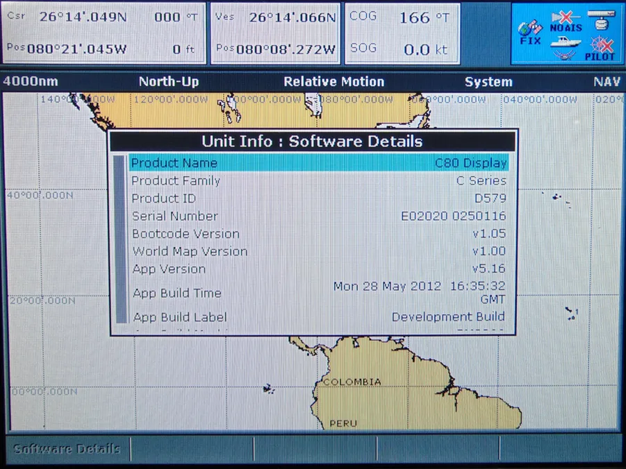 Raymarine C80 Classic Multifunction Display Unit -E02020- w/ Bezel and ...
