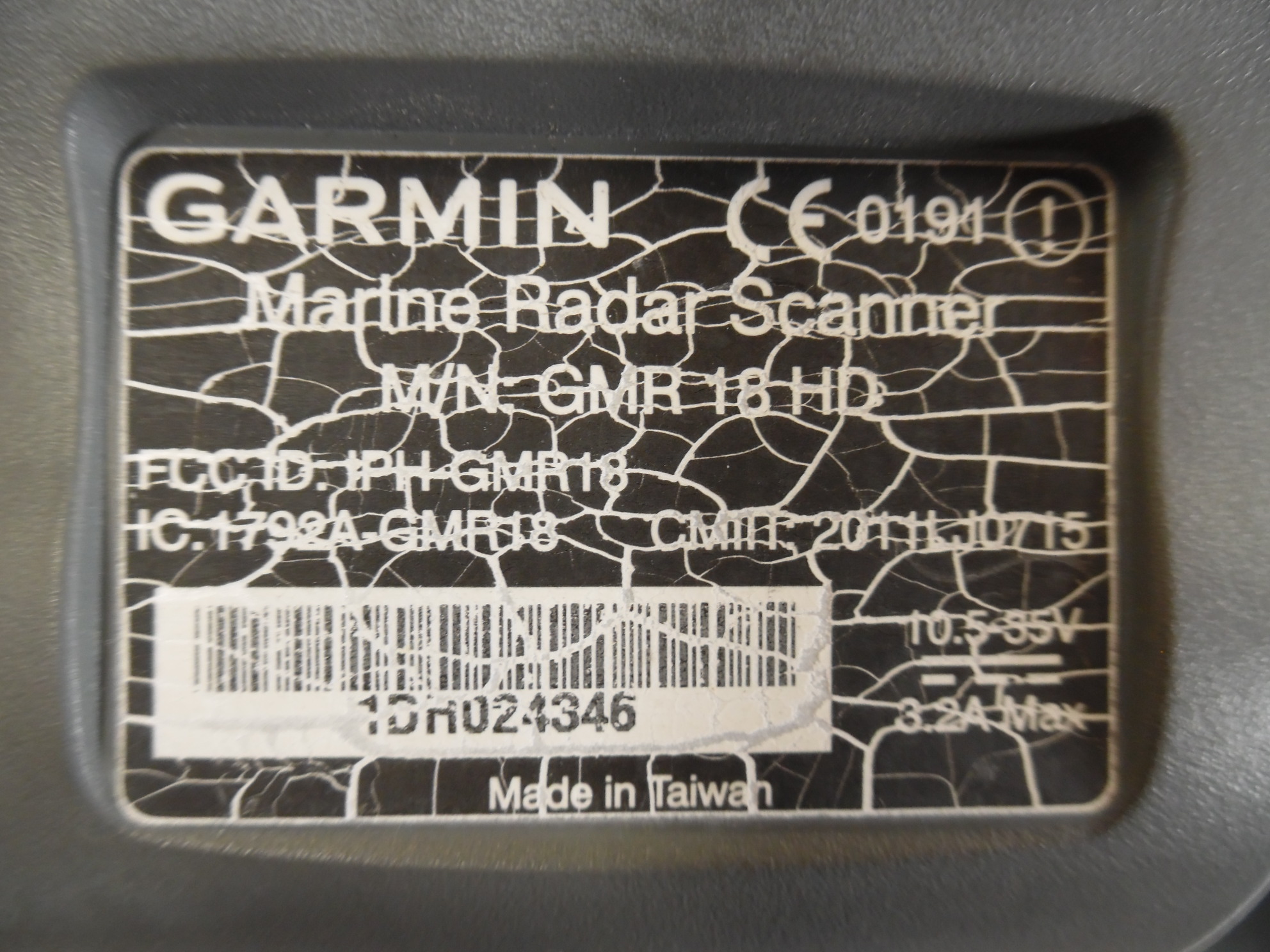 Garmin GMR18HD 4kw Radar Dome Add-On W/Cables (Tested/Updated) 90day ...