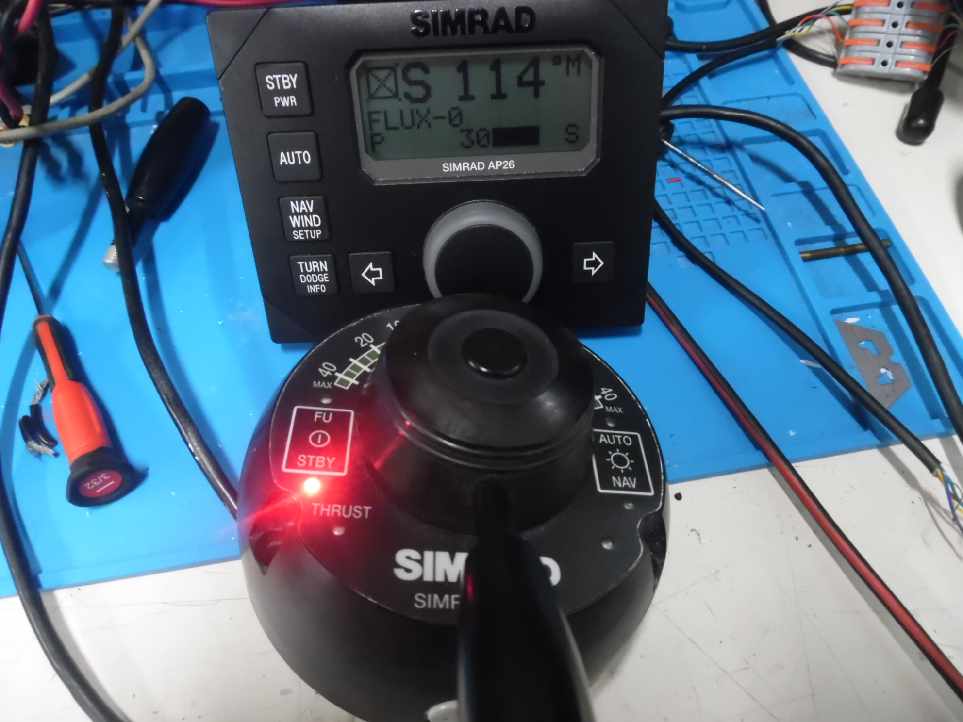 Simrad~FU25 Follow Up Steering Lever 20213930 - Max Marine Electronics