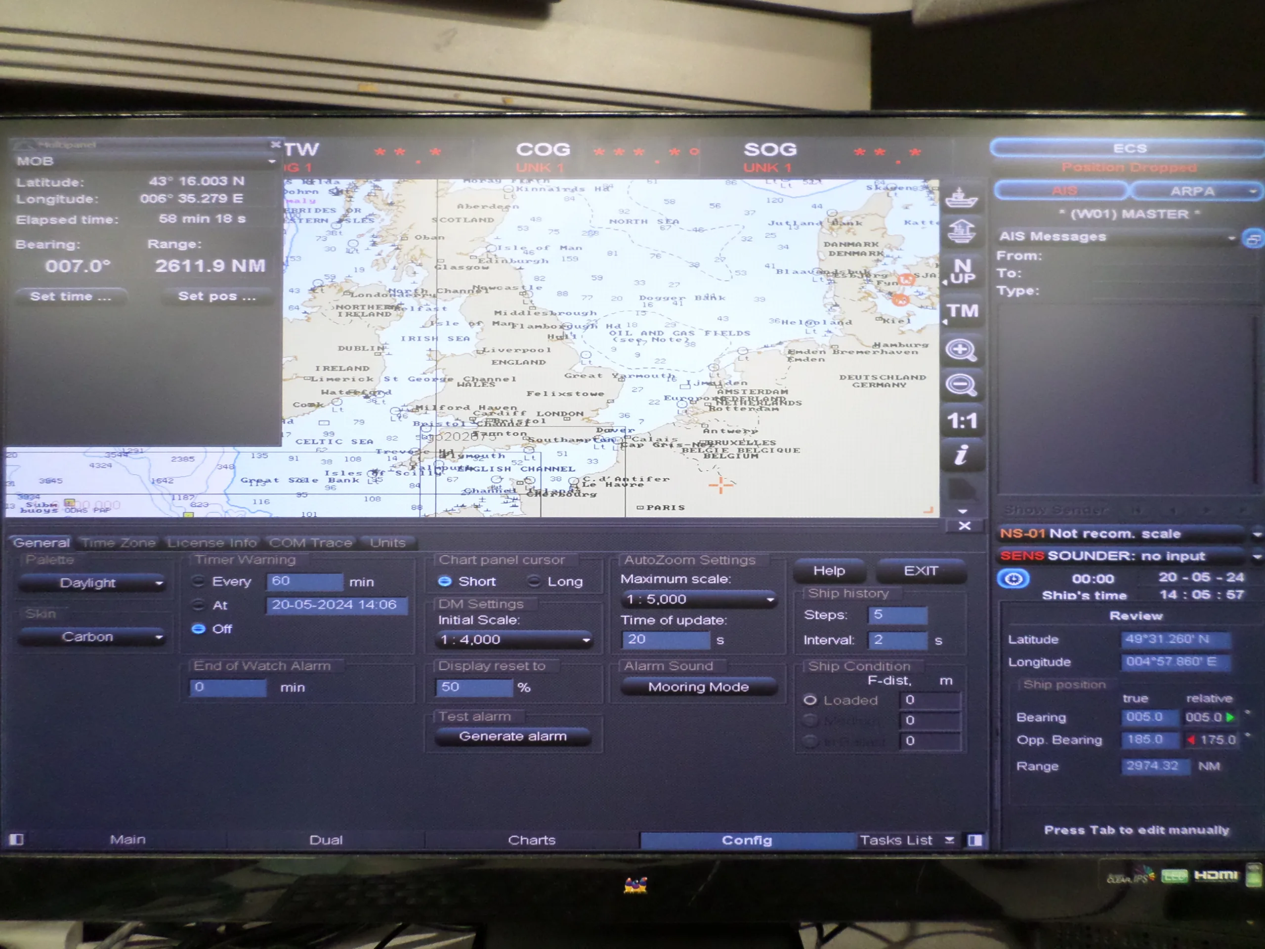 Transas RS6B Basic Station Marine Computer - Tested - Max Marine ...