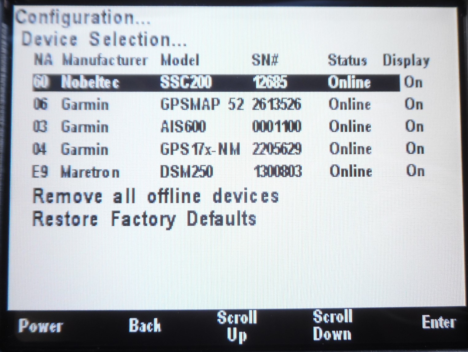 Maretron - DSM250 - NMEA 2000 Multi-Function Color Display - Tested ...
