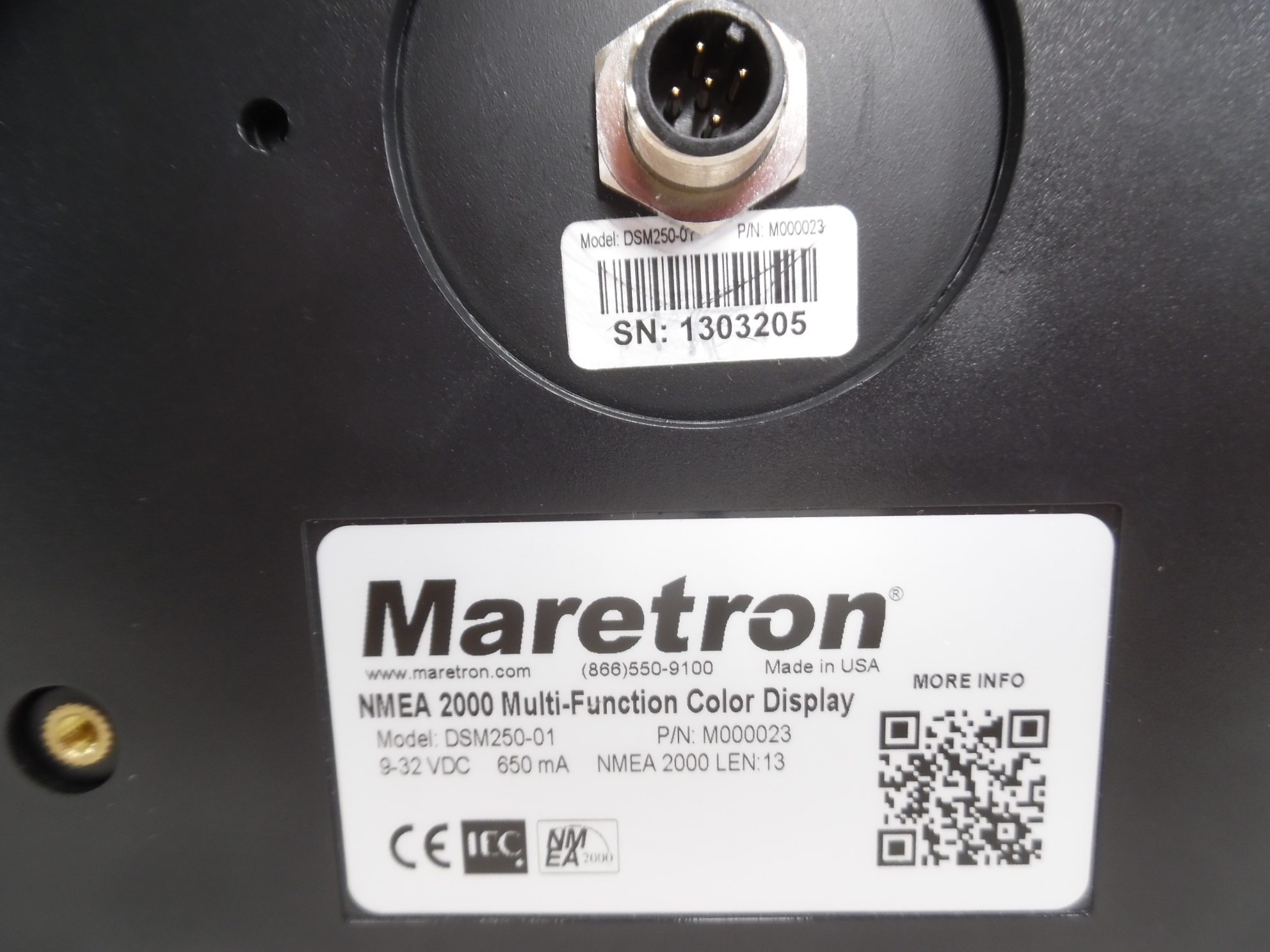 Maretron - DSM250 - NMEA 2000 Multi-Function Color Display - Tested ...