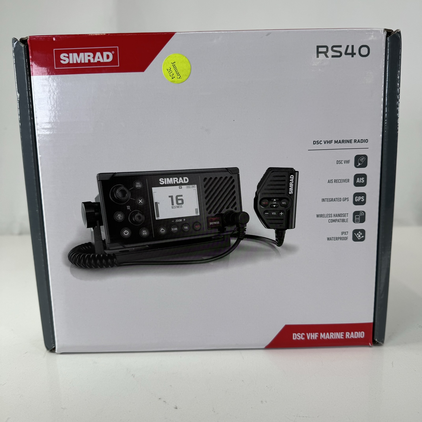 Simrad Navico RS40 AIS Receive Only VHF Radio w/ Bracket - NEW OLD ...
