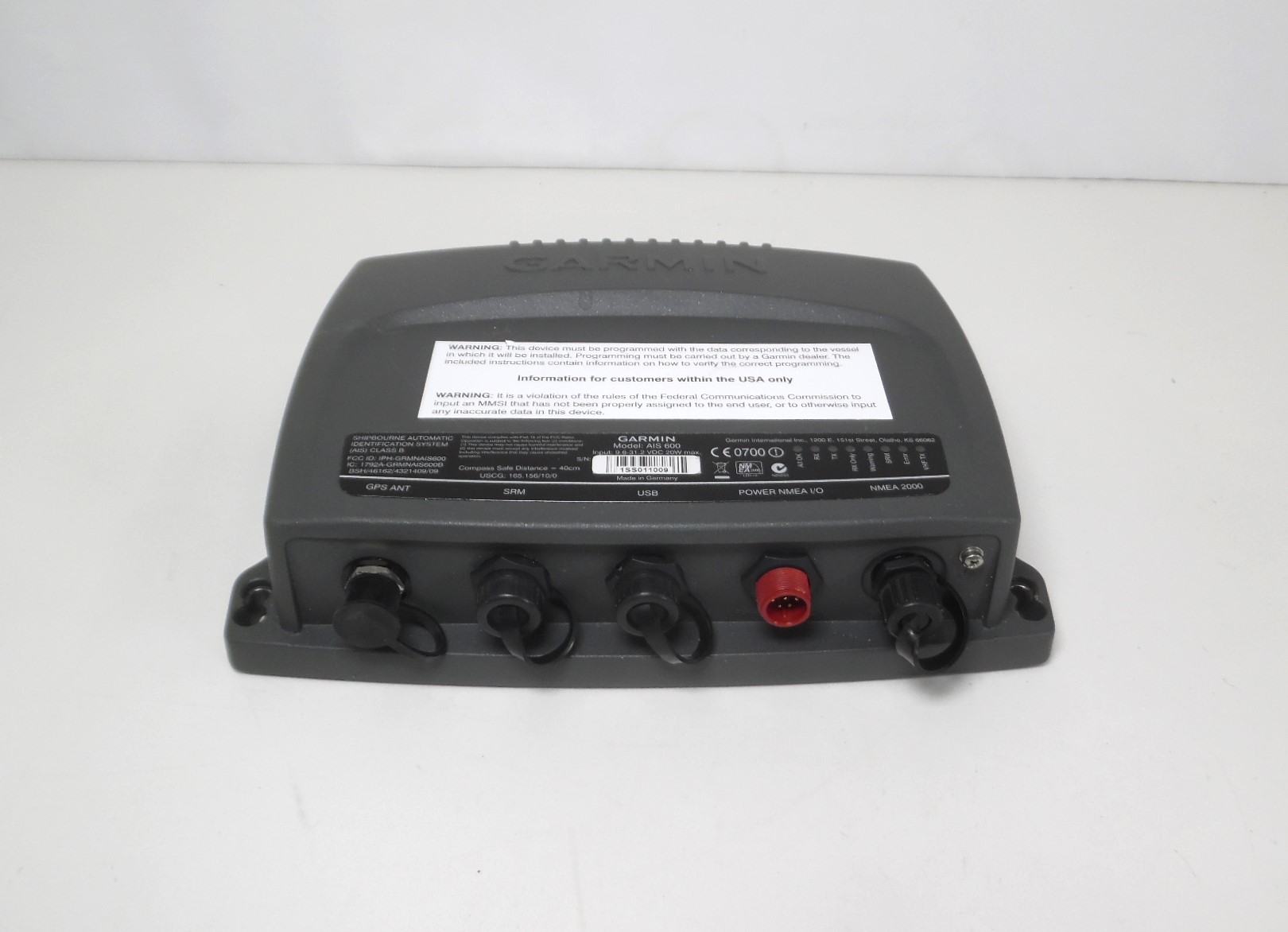 Garmin AIS600 Blackbox Class B Transponder - Clean MMSI - 010-00865-00 ...