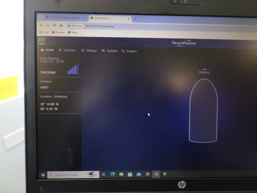 KVH TracVision UHD7 Complete 24" Marine System for DirectTV - Fully ...