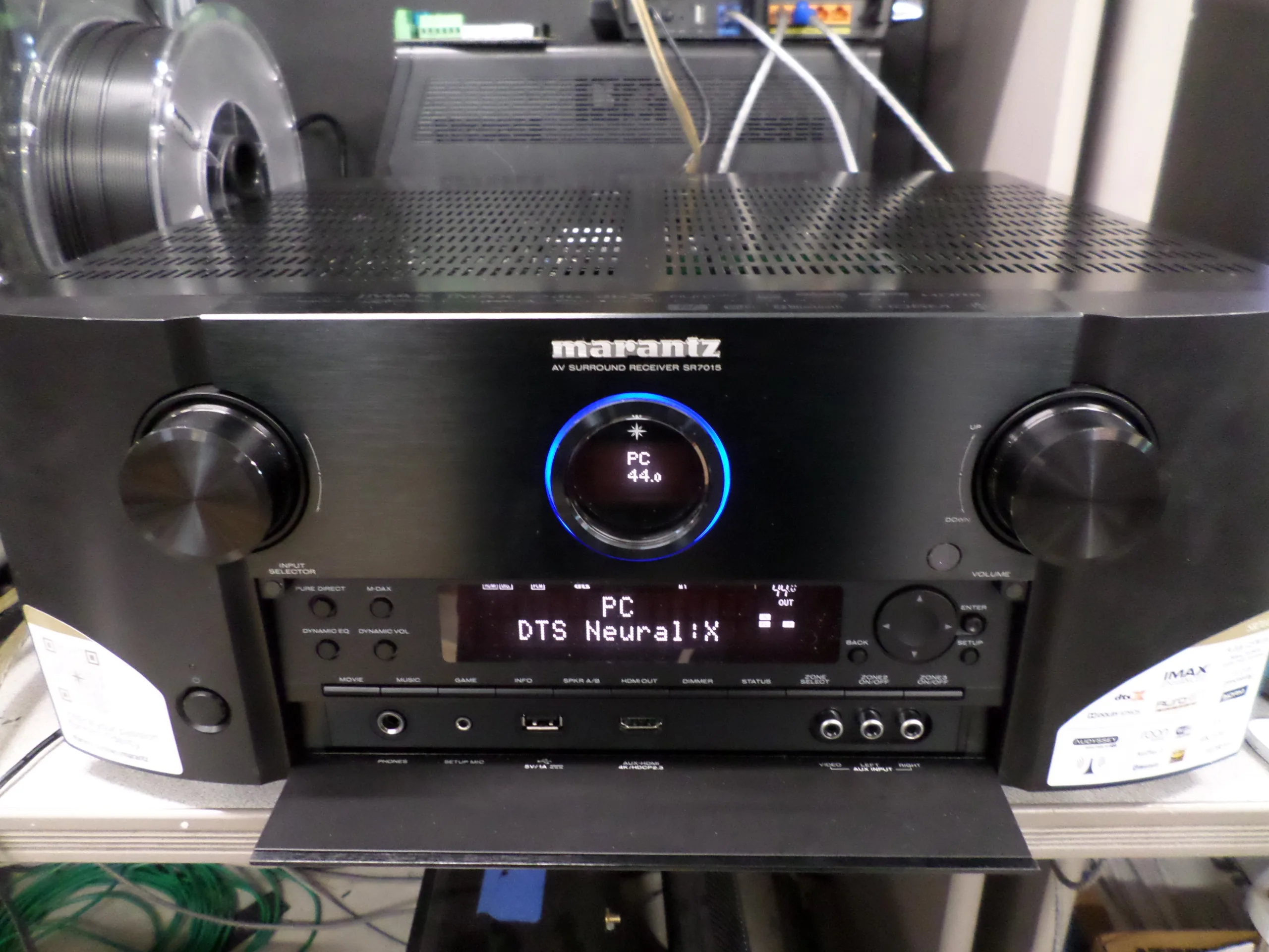 Marantz SR7015 125W 9.2 Channel Home Theater Receiver with 8k HDMI ...