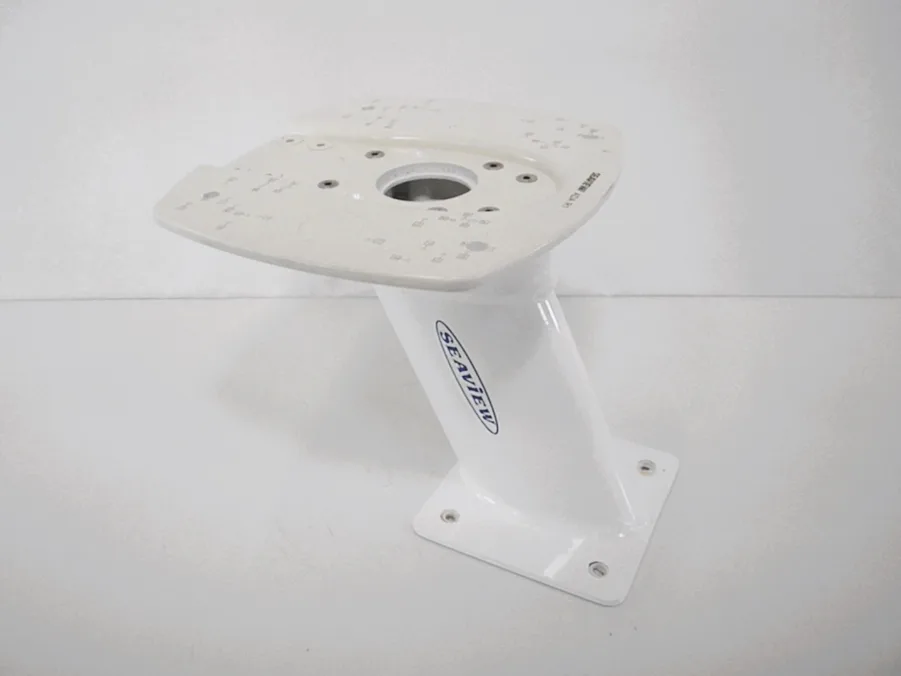 SeaView 10" Aft Leaning Modular Mount w/ Universal Top Plate f/ Furuno ...