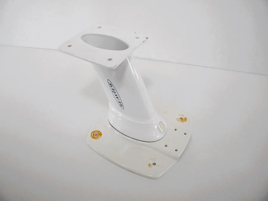 SeaView 10" Aft Leaning Modular Mount w/ Universal Top Plate f/ Furuno ...