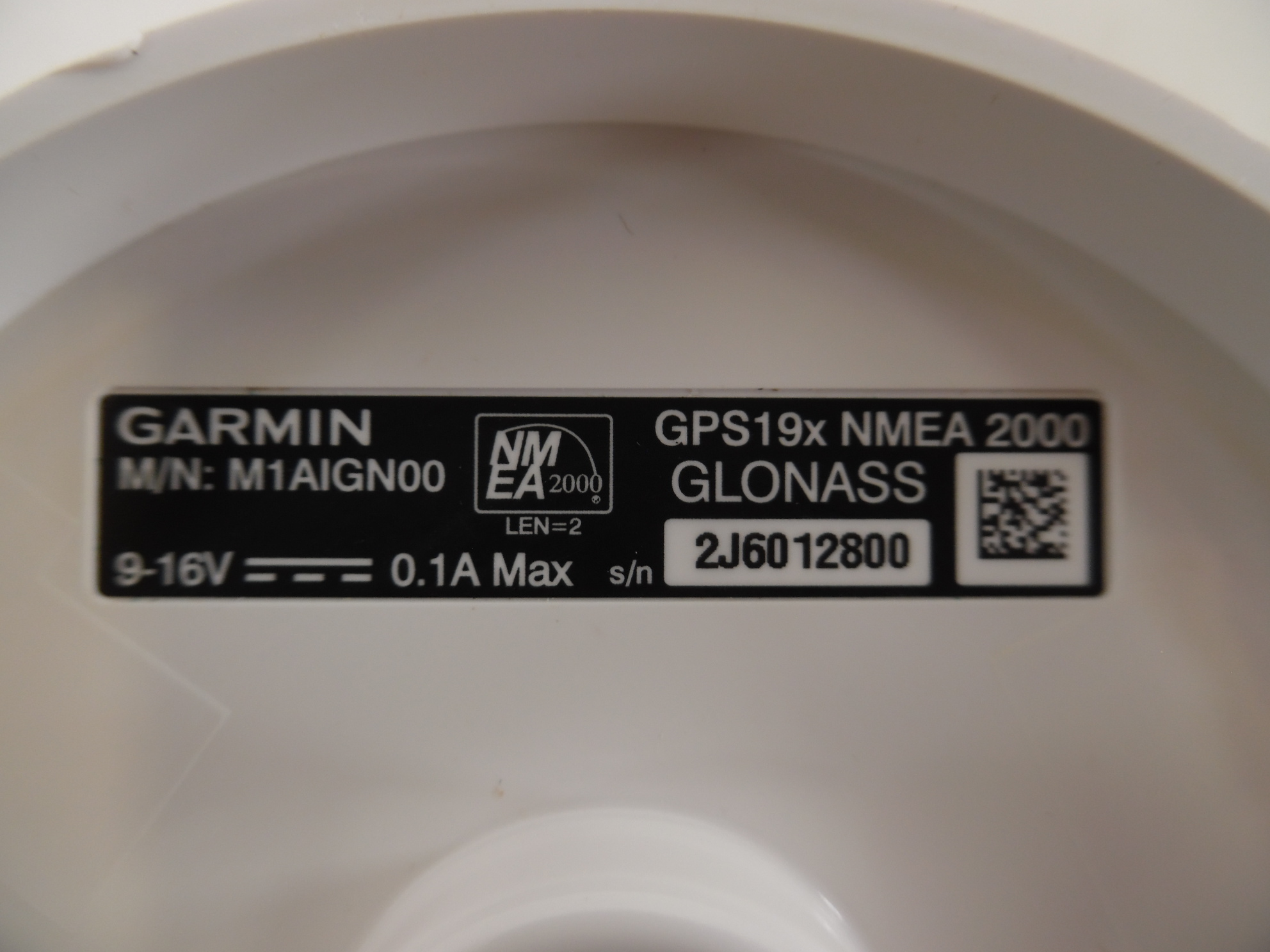 Garmin GPS-19X NMEA2000 GPS Antenna -TESTED Good- W /4 M Drop Cable ...