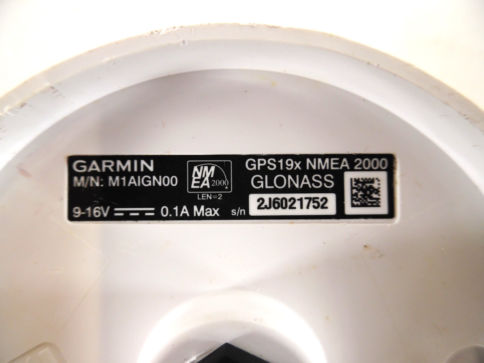 Garmin GPS-19X NMEA2000 GPS Antenna -TESTED Good- W /6 M Drop Cable ...