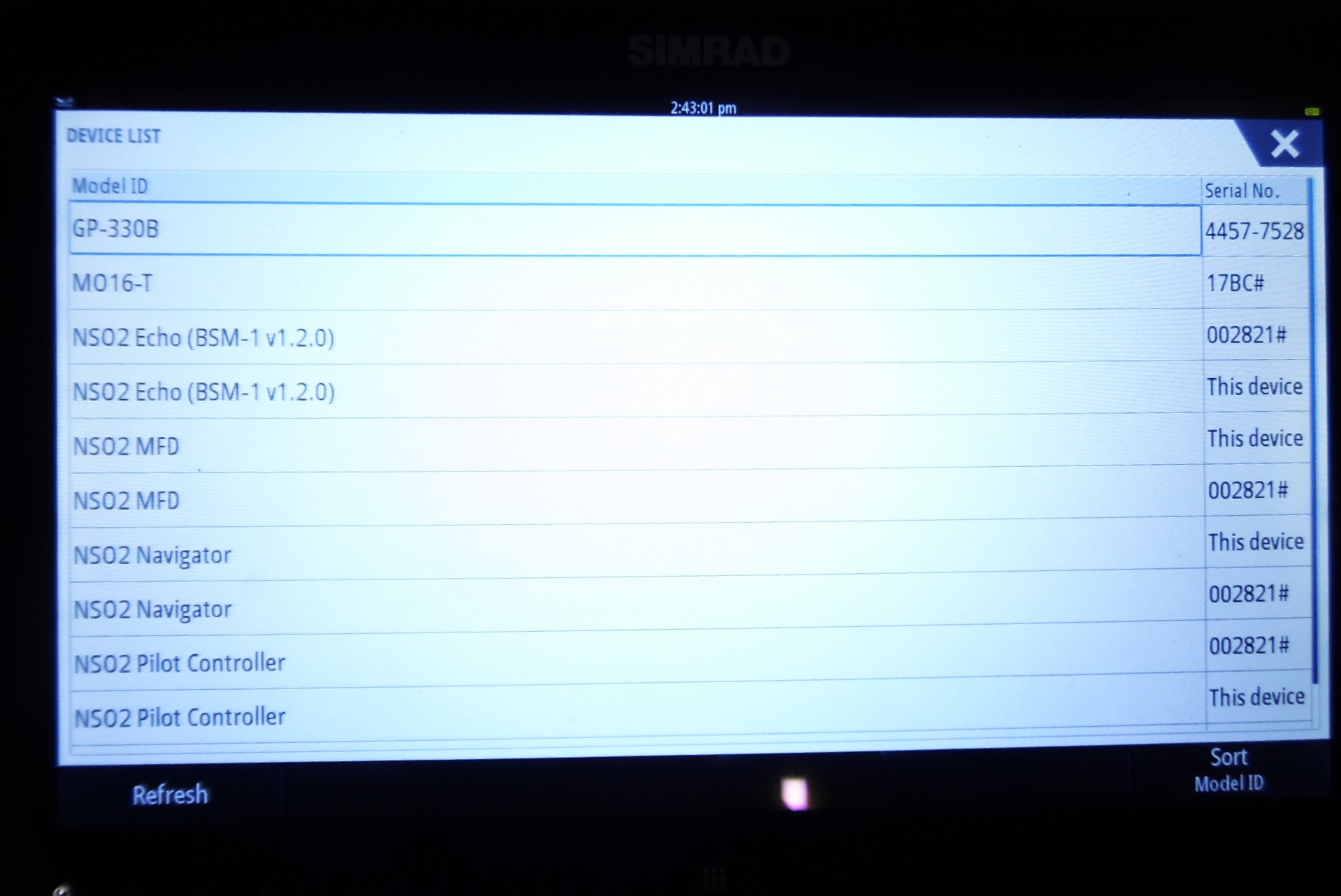 Simrad NSO EVO2 NSO-II Multi-Function Display Processor *TESTED GOOD ...