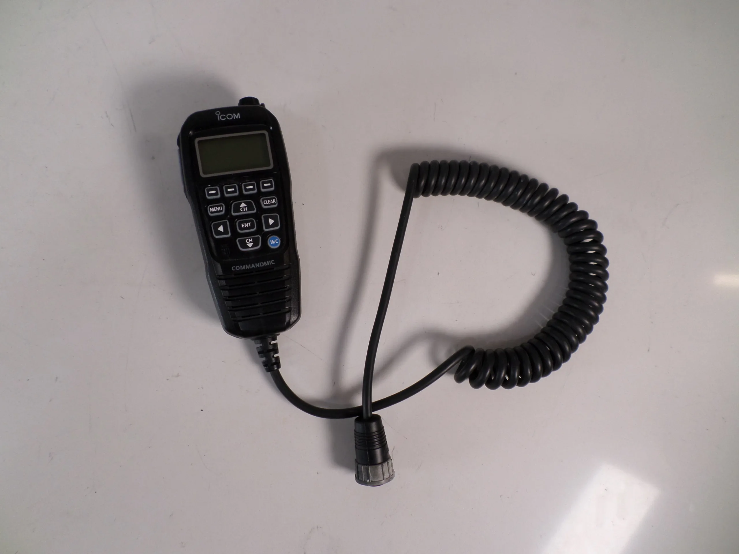 Icom HM-195B CommandMic Second Station Handset for IC-M506 IC-M605 VHF ...
