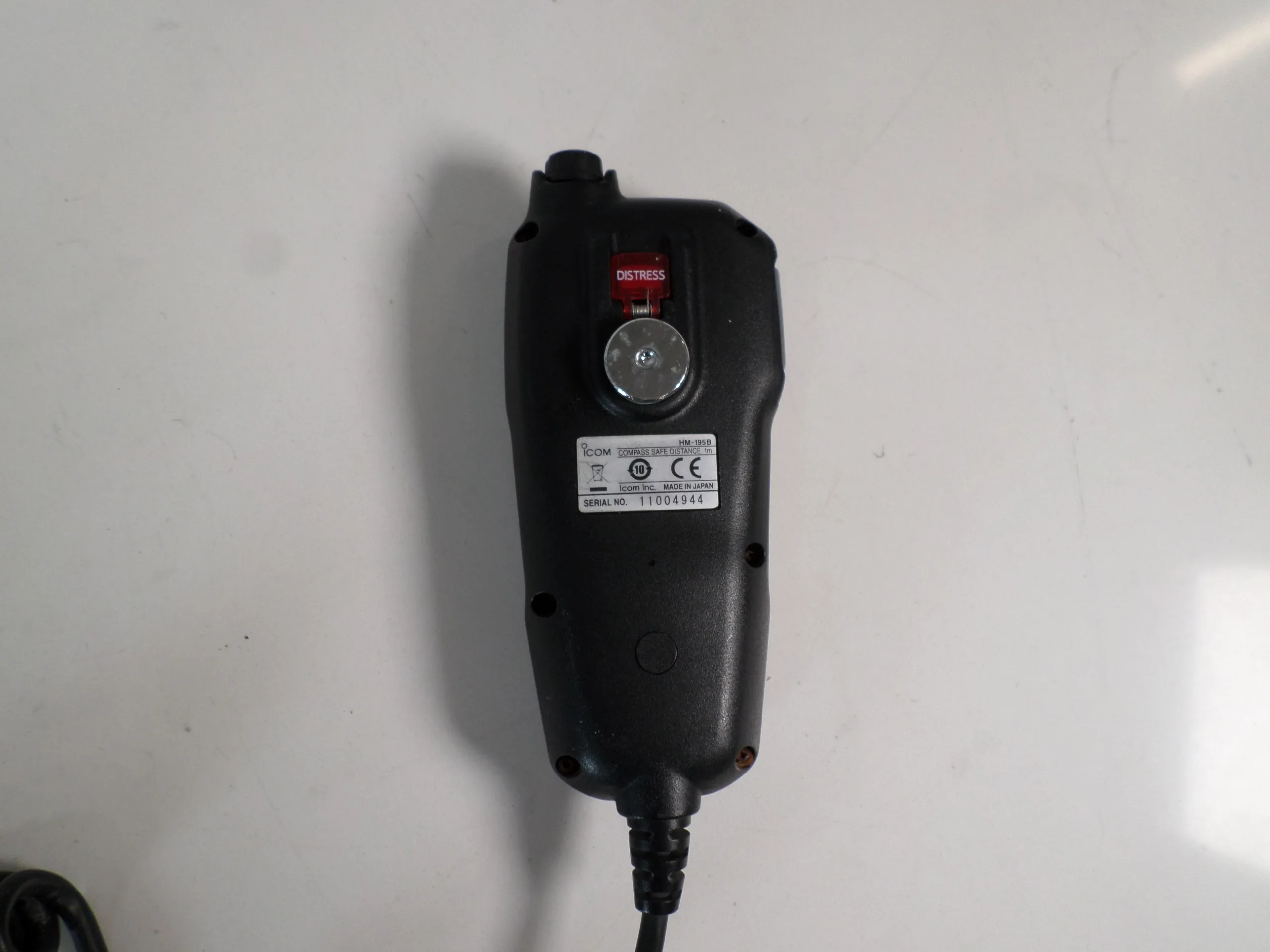 Icom HM-195B CommandMic Second Station Handset for IC-M506 IC-M605 VHF ...