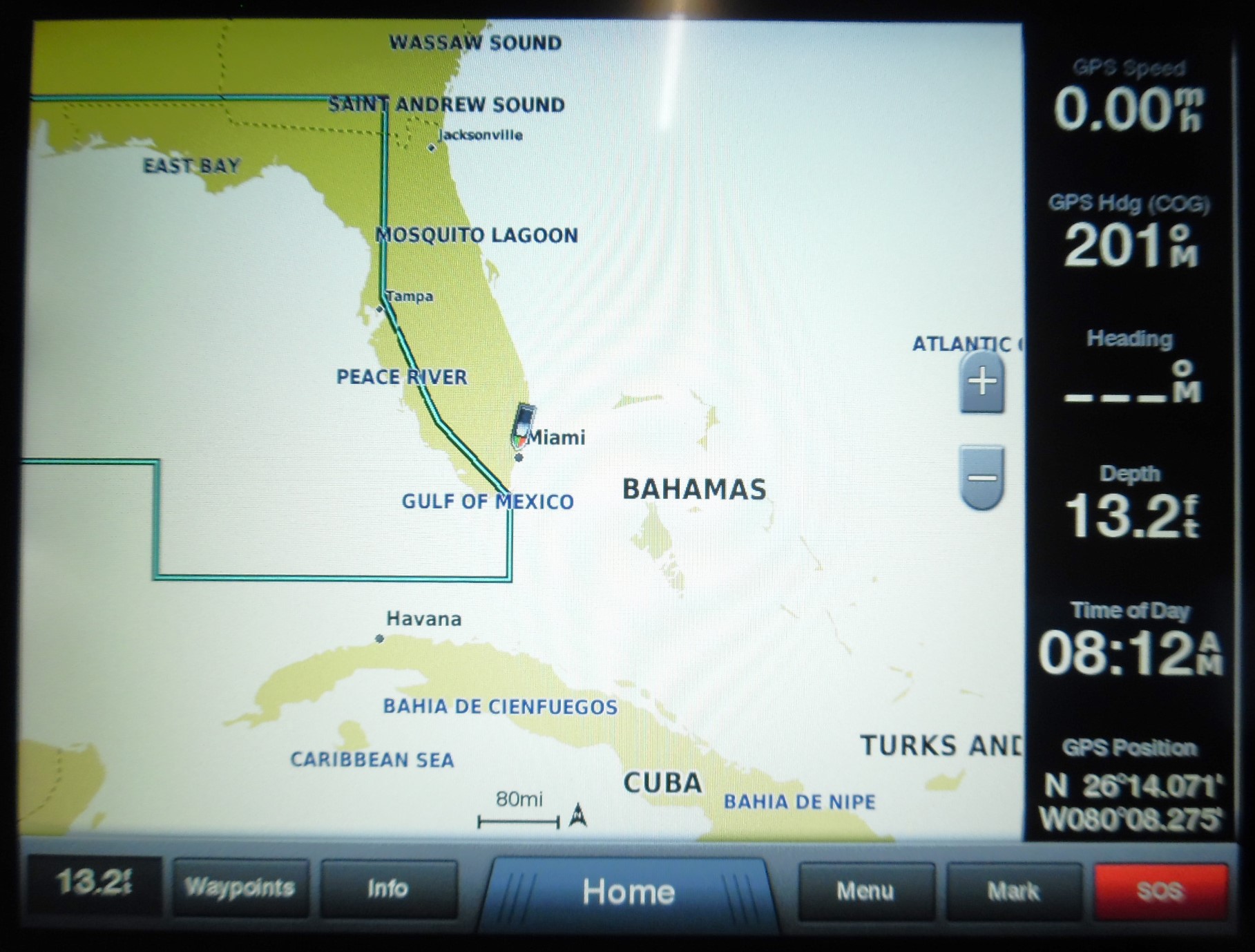 Garmin GPSmap 8212 12" Touchscreen MFD Good Cond! Tested Good (90-day ...