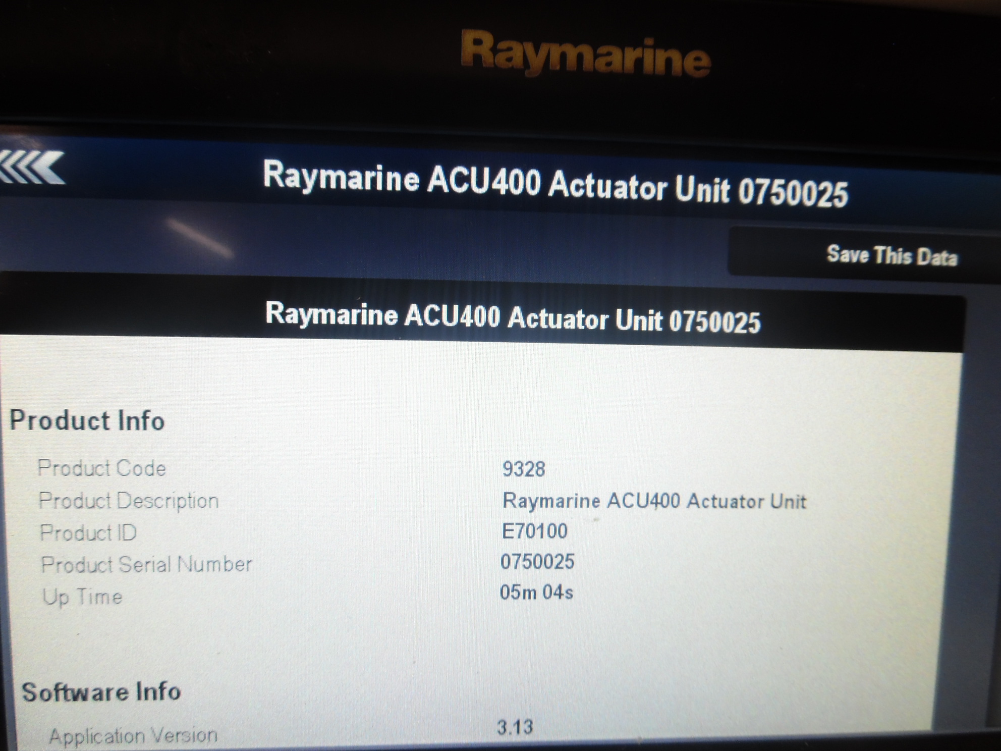 Raymarine ACU-400 Actuator Control Unit E70100 - Max Marine Electronics
