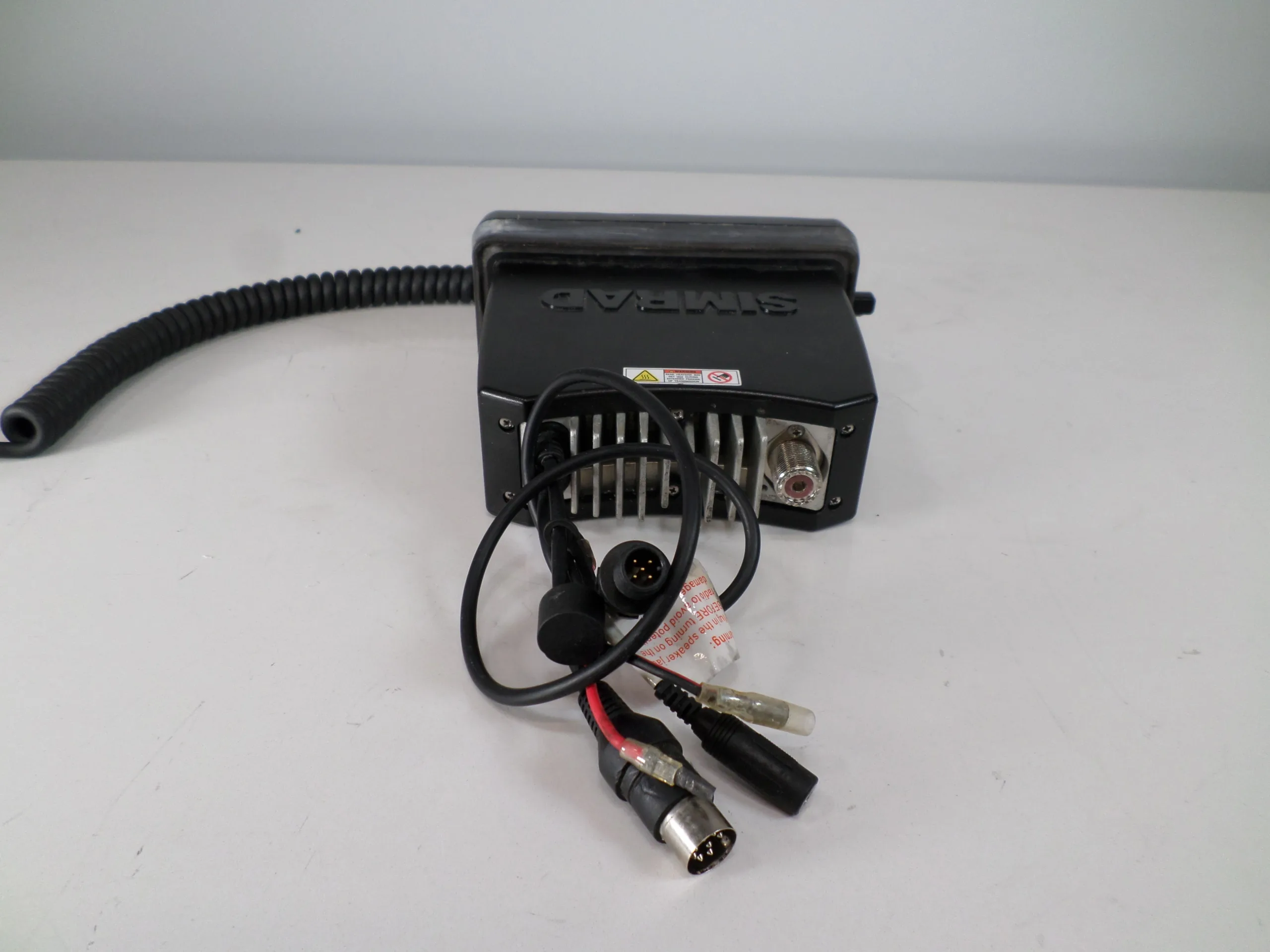 Simrad RS12 Marine DSC VHF w/ Rebuilt Mic Cable - Fully Tested - Max ...