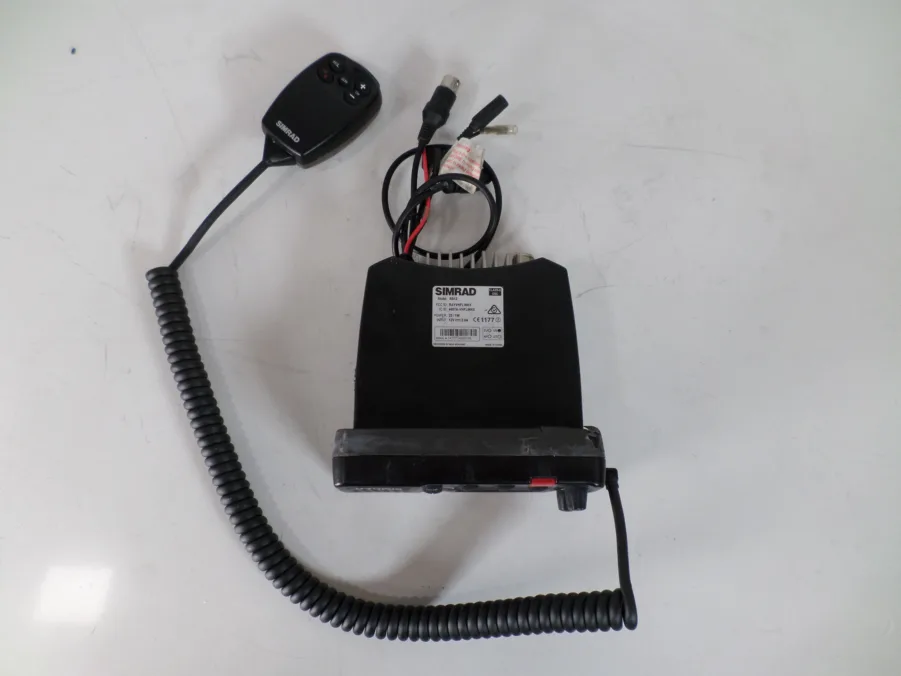 Simrad RS12 Marine DSC VHF w/ Rebuilt Mic Cable - Fully Tested - Max ...