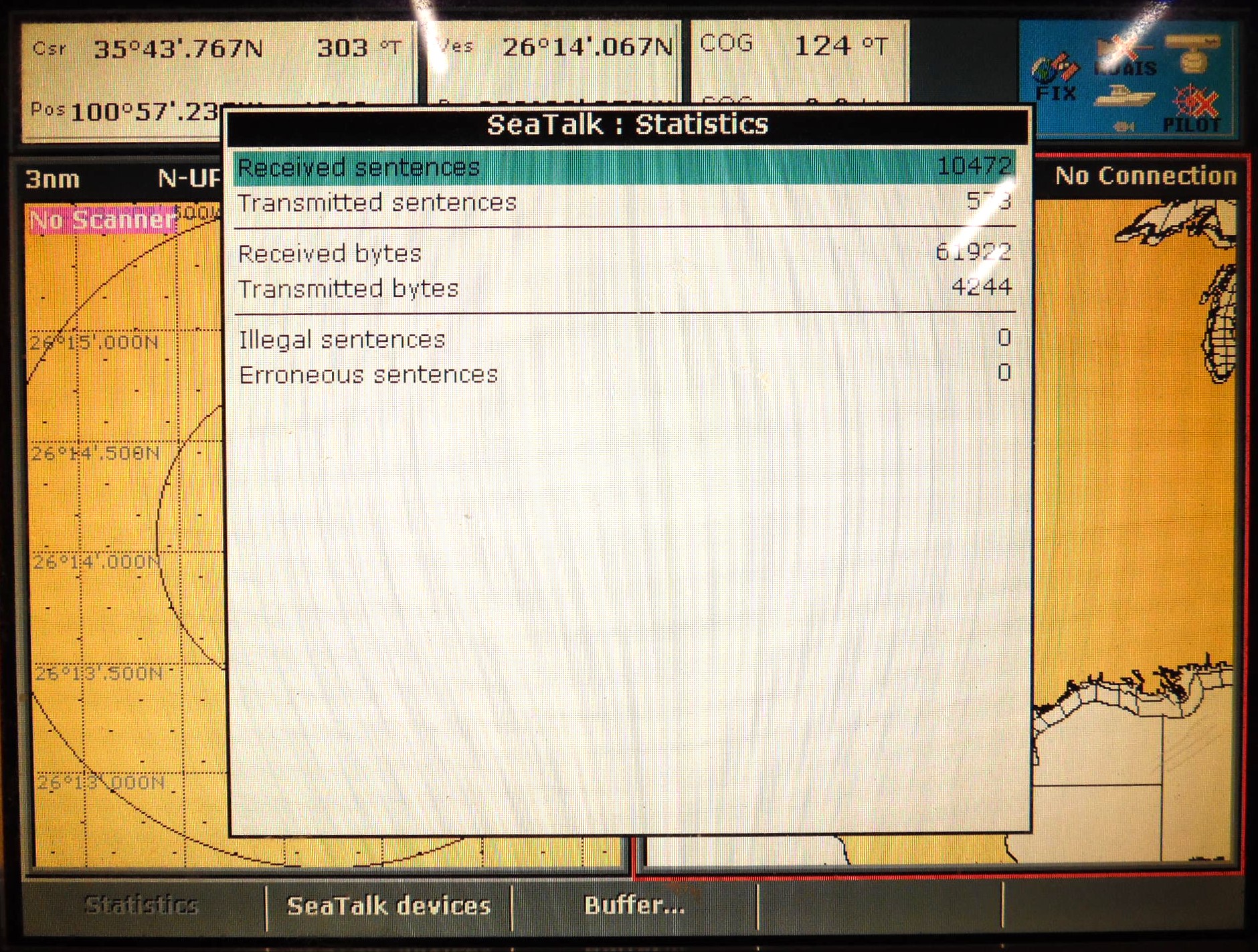 Raymarine Raystar 125 GPS Antenna w/ New Battery and Accessories ...