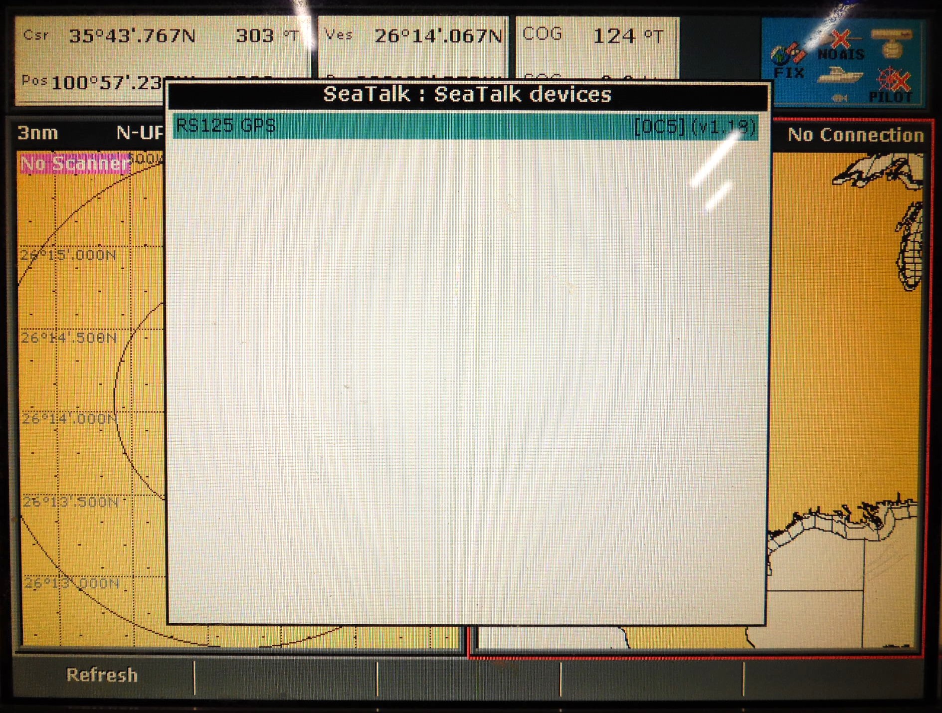 Raymarine Raystar 125 GPS Antenna w/ New Battery and Accessories ...