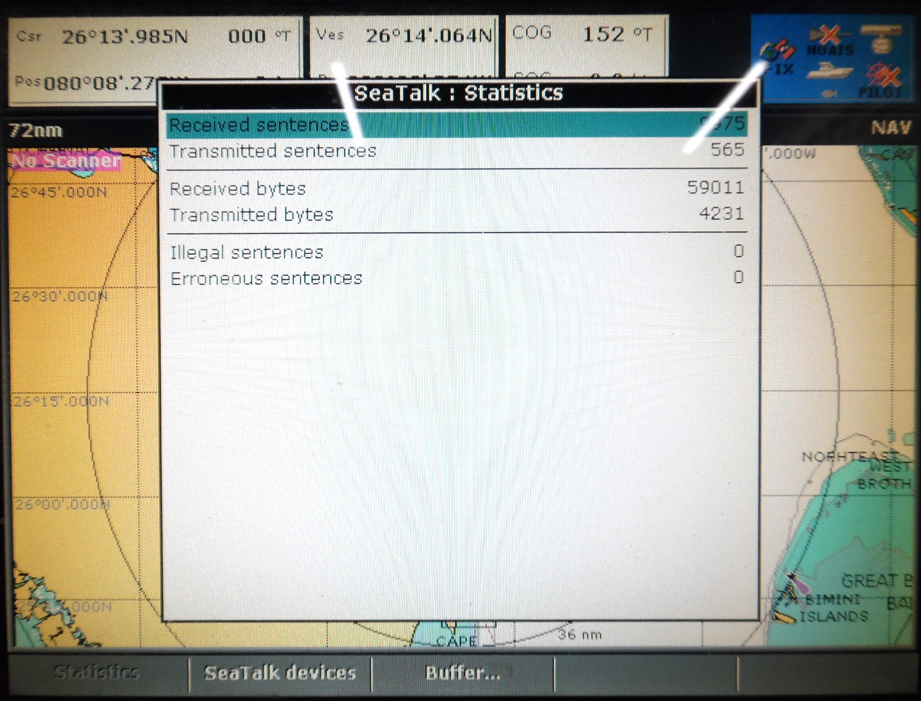 Raymarine Raystar 125 GPS Antenna w/ Pole Mount and NEW Battery ...