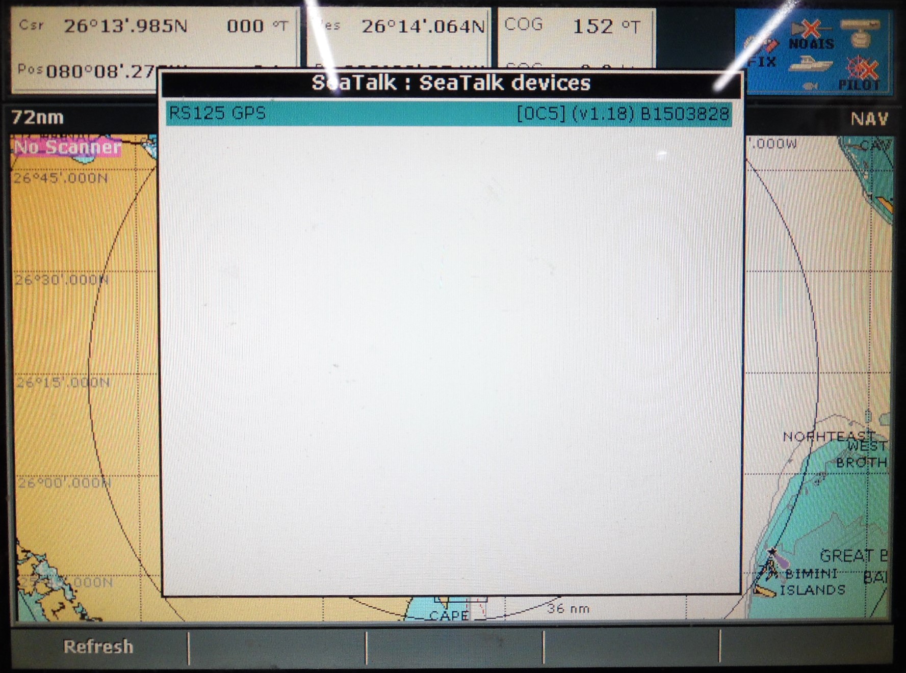 Raymarine Raystar 125 GPS Antenna w/ Pole Mount and NEW Battery ...