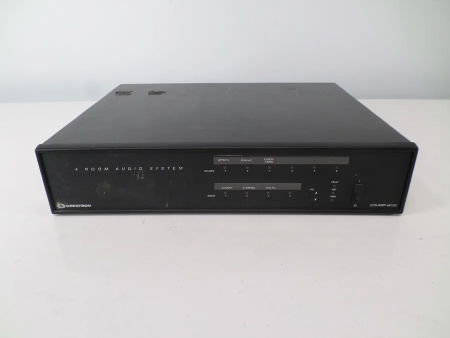 Crestron C2N-AMP-4X100 Whole Home Audio Amplifier with Four Stereo ...