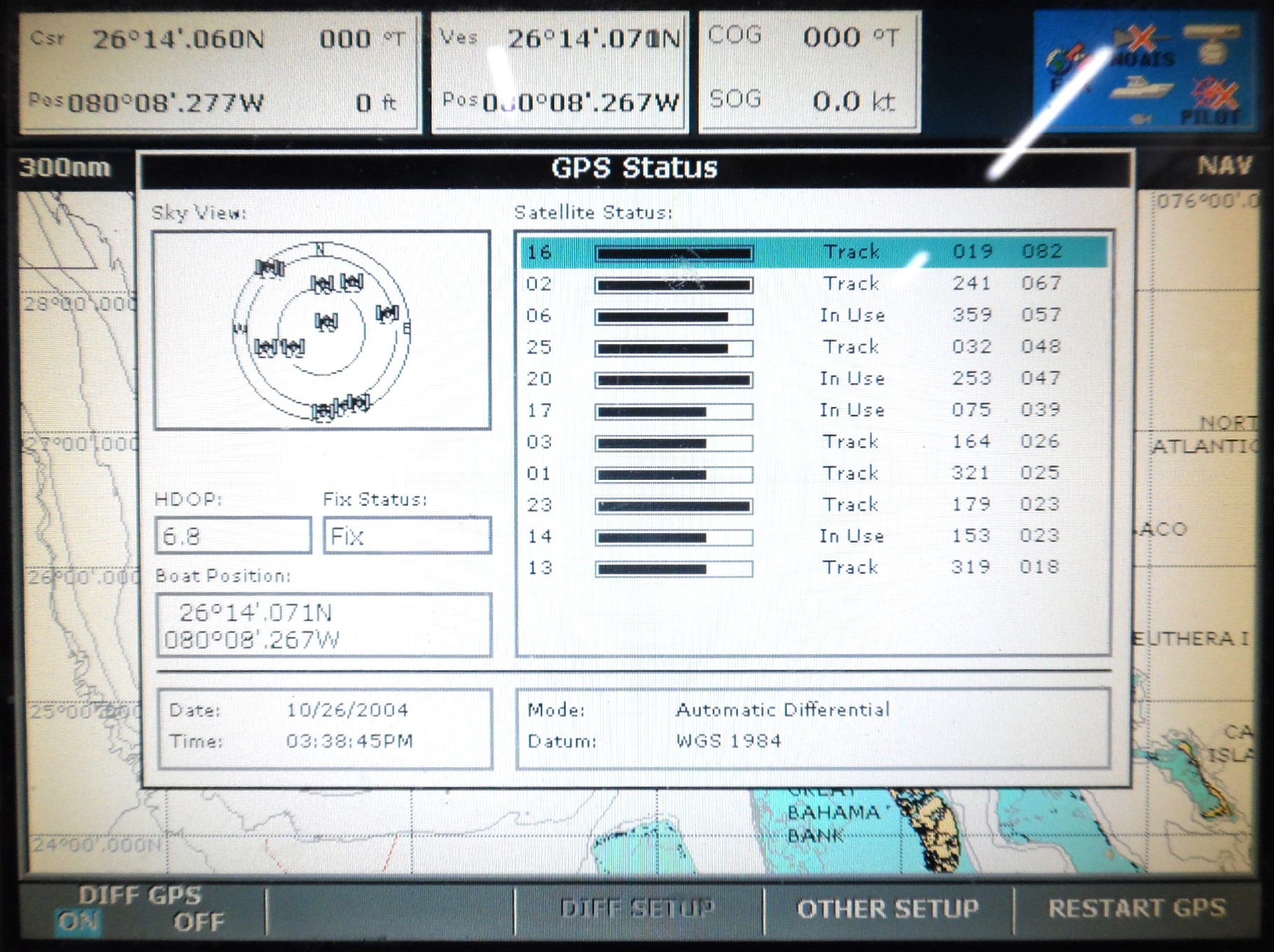 Raymarine Raystar 125 GPS Antenna with Accs. / NEW Battery E32042 ...