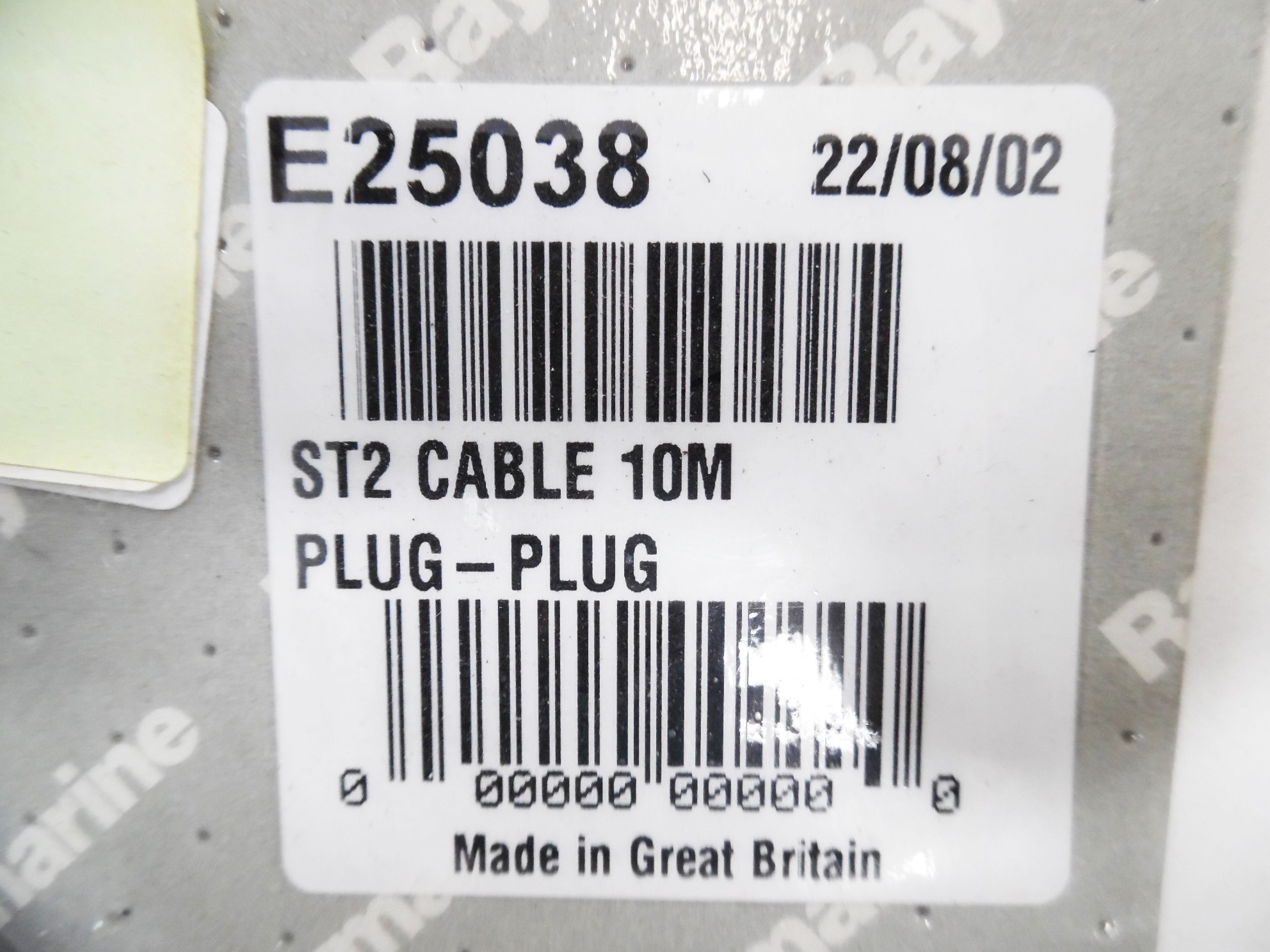 Raymarine E25038 - 10-Meter SeaTalk 2 Cable Plug-Plug - New Old Stock ...