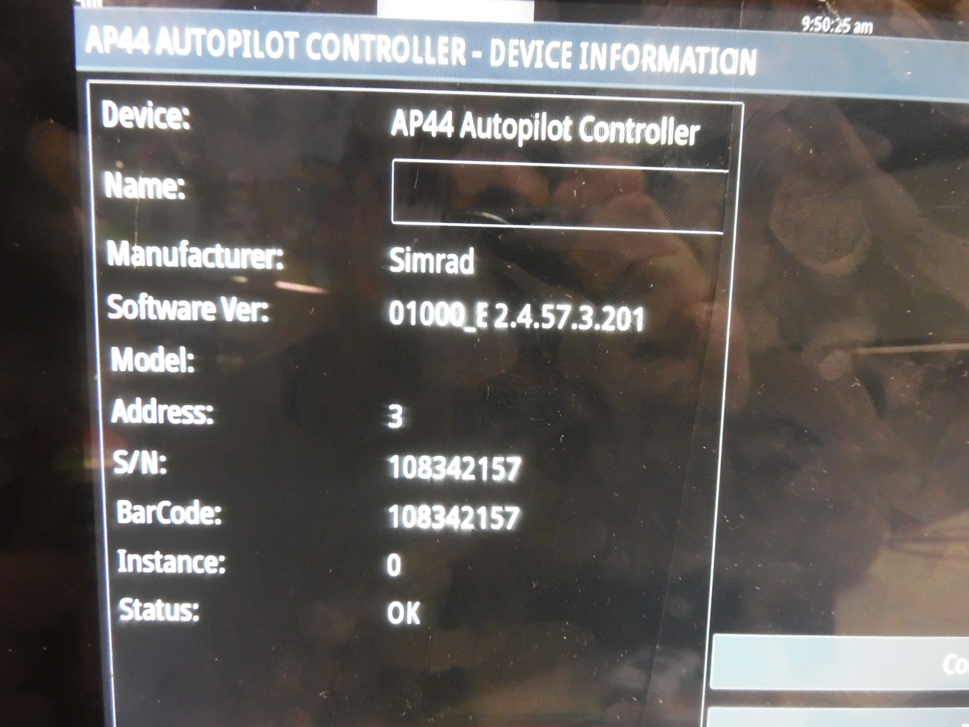 Simrad AP44 Autopilot Control Head 000-13289-001 - Max Marine Electronics