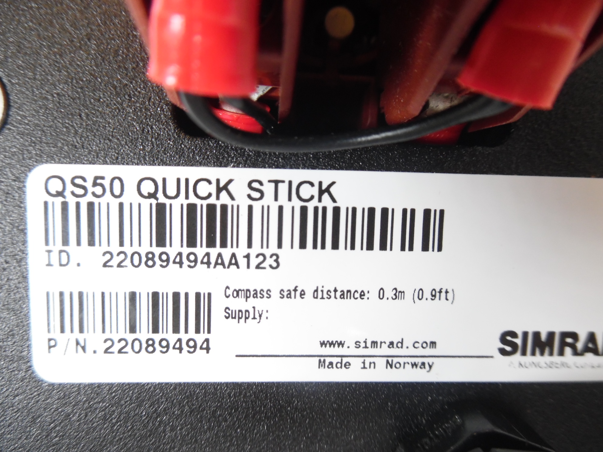 Simrad QS50 Quick Stick Non Follow Up Steering Lever 22089494 - Max ...
