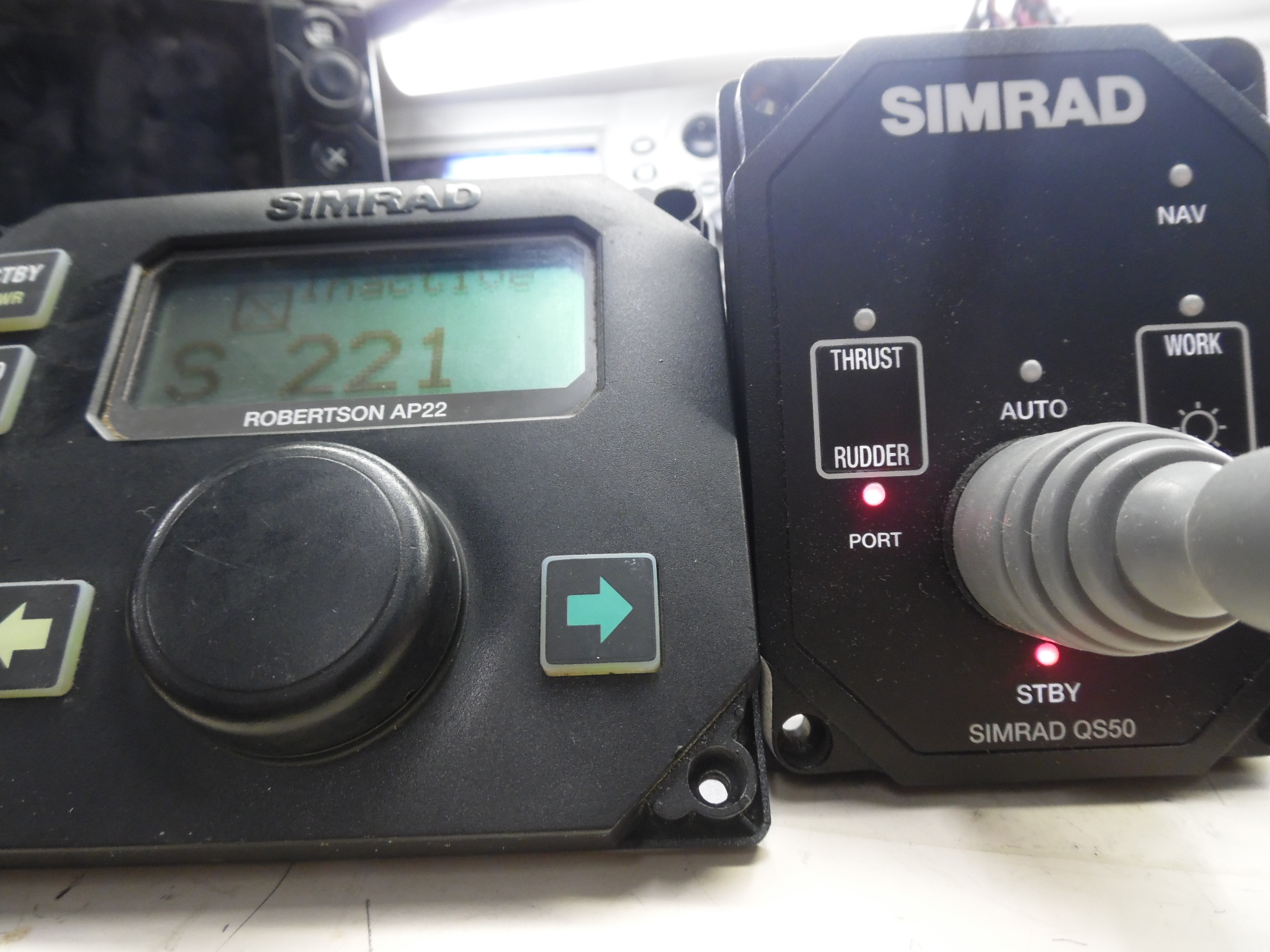 Simrad QS50 Quick Stick Non Follow Up Steering Lever 22089494 - Max ...