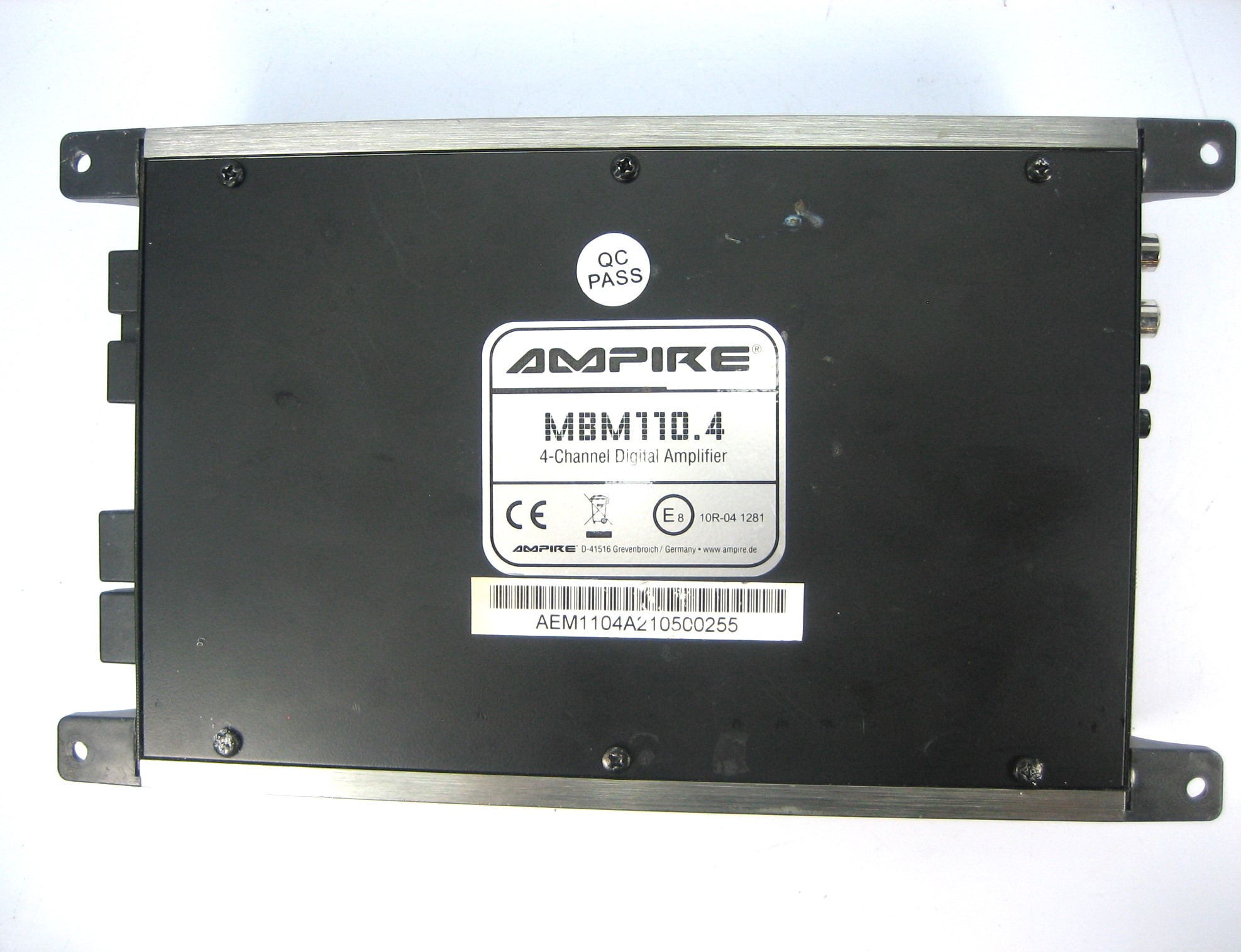 Ampire MBM110.4 4 Ch Digital Amplifier 440 Watt RMS/880 Watt max - Max Marine Electronics
