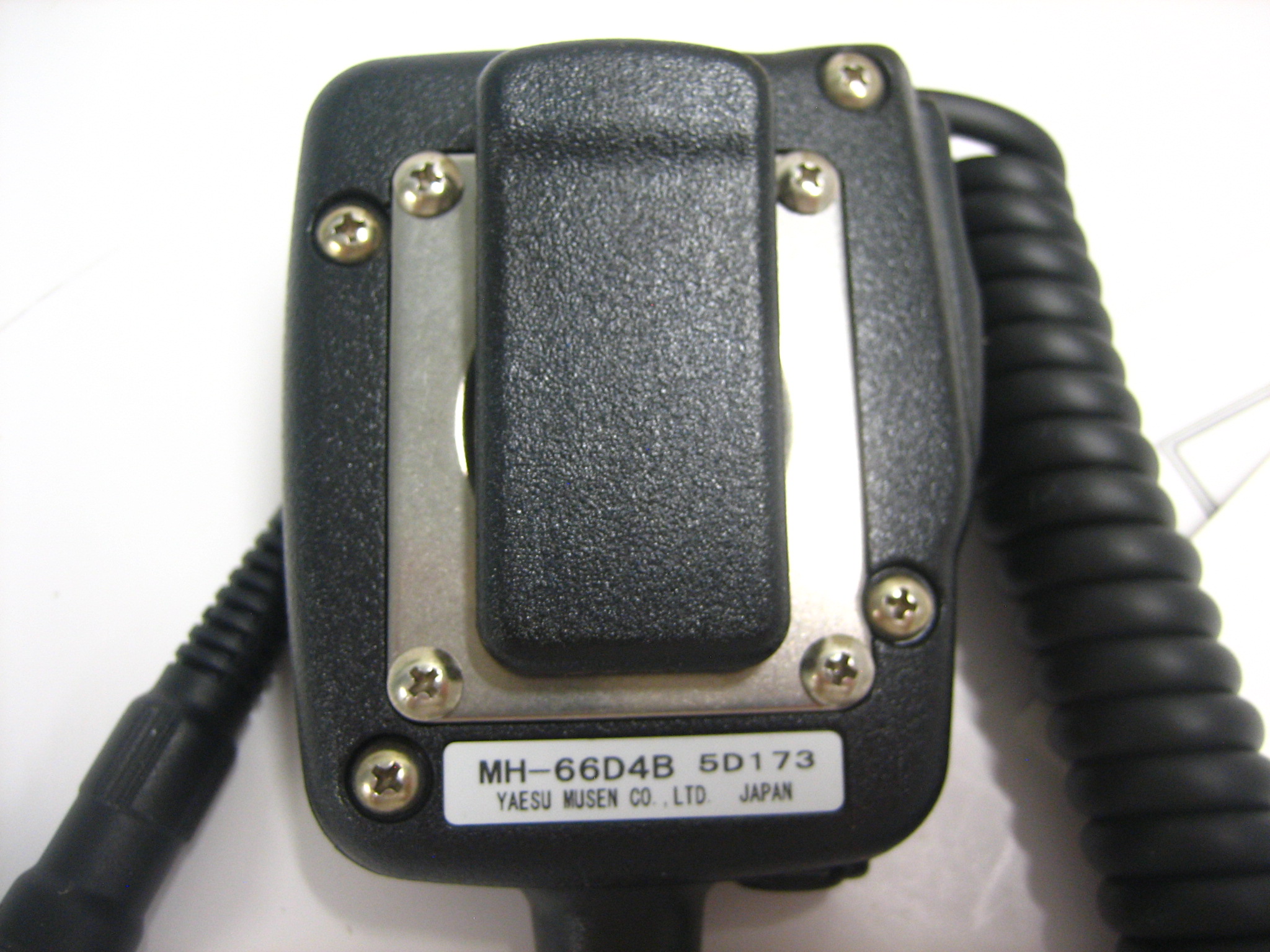 Standard Horizon/Yaesu Musen MH-66D4B Speaker Microphone Hand Mic w/3 ...