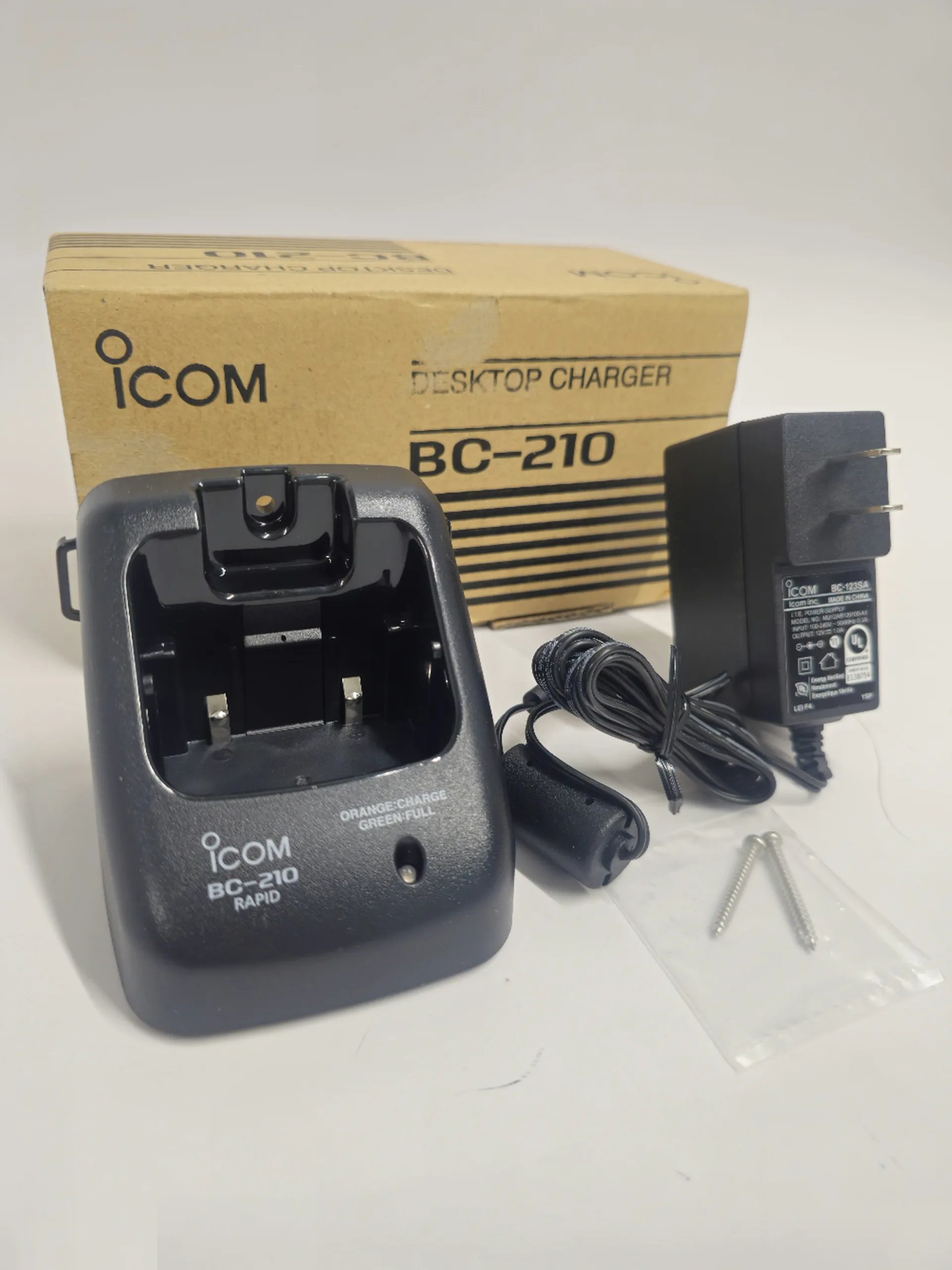 Icom BC-210 Rapid Desktop Charger for IC-M73 - *NEW IN BOX* - Max Marine Electronics