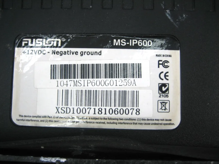 Fusion MS-IP600 Marine Stereo System For ipod - Max Marine Electronics