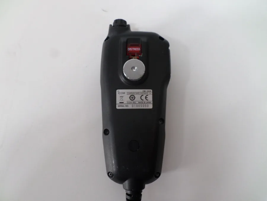 Icom HM-195B CommandMic Second Station Handset for IC-M506 IC-M605 VHF ...