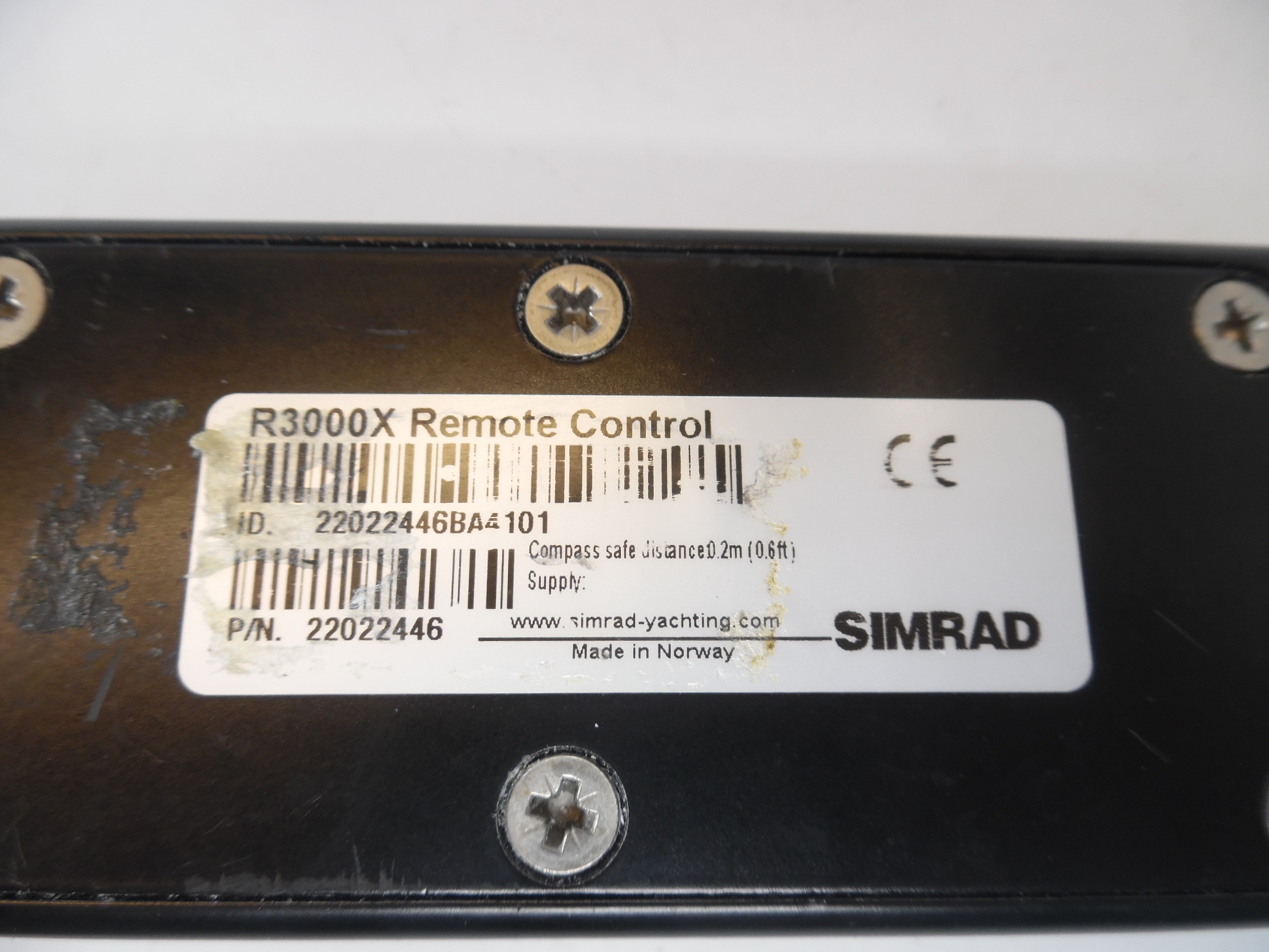 Simrad Robertson R3000X Autopilot Remote Control 22022446 - Max Marine ...