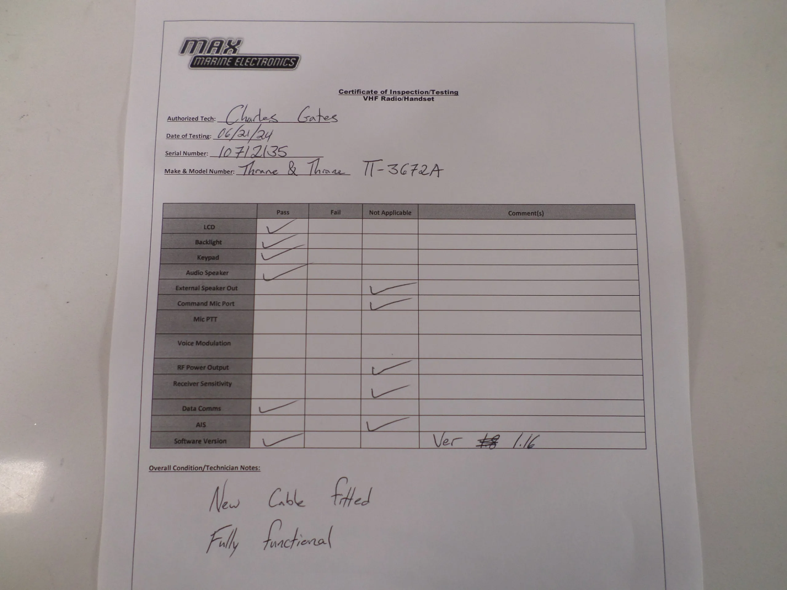 Thrane and Thrane TT-3672A IP Handset for FB500 FB250 Satphones with ...