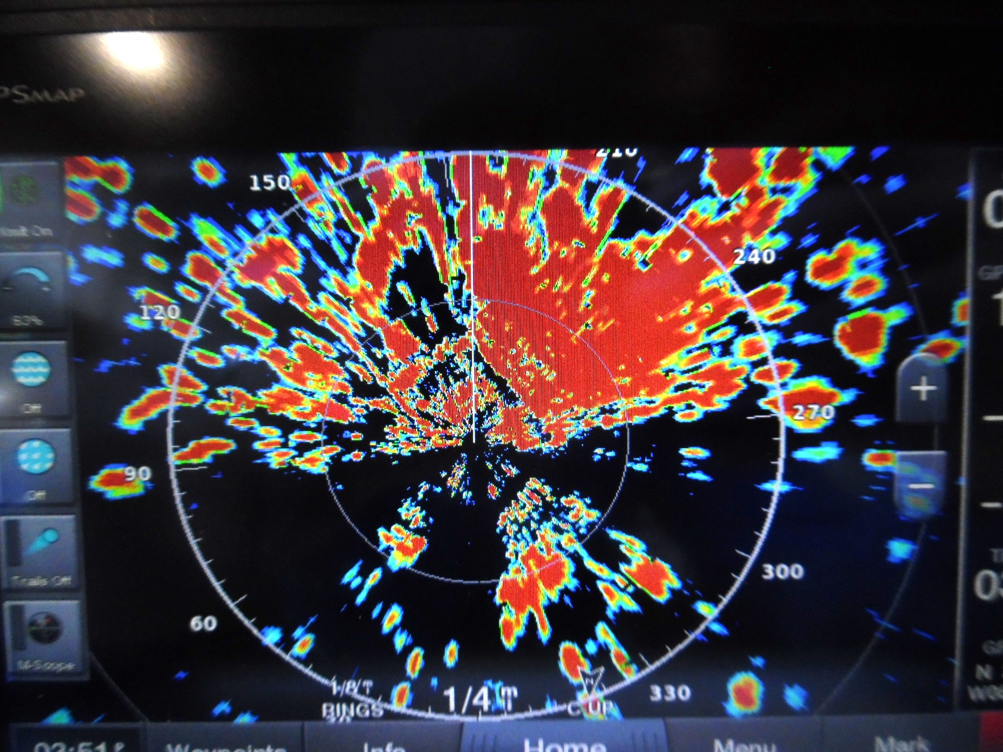 Garmin GMR Fantom 4 W/ 4' Antenna Tested good Working 90 Day Warranty ...
