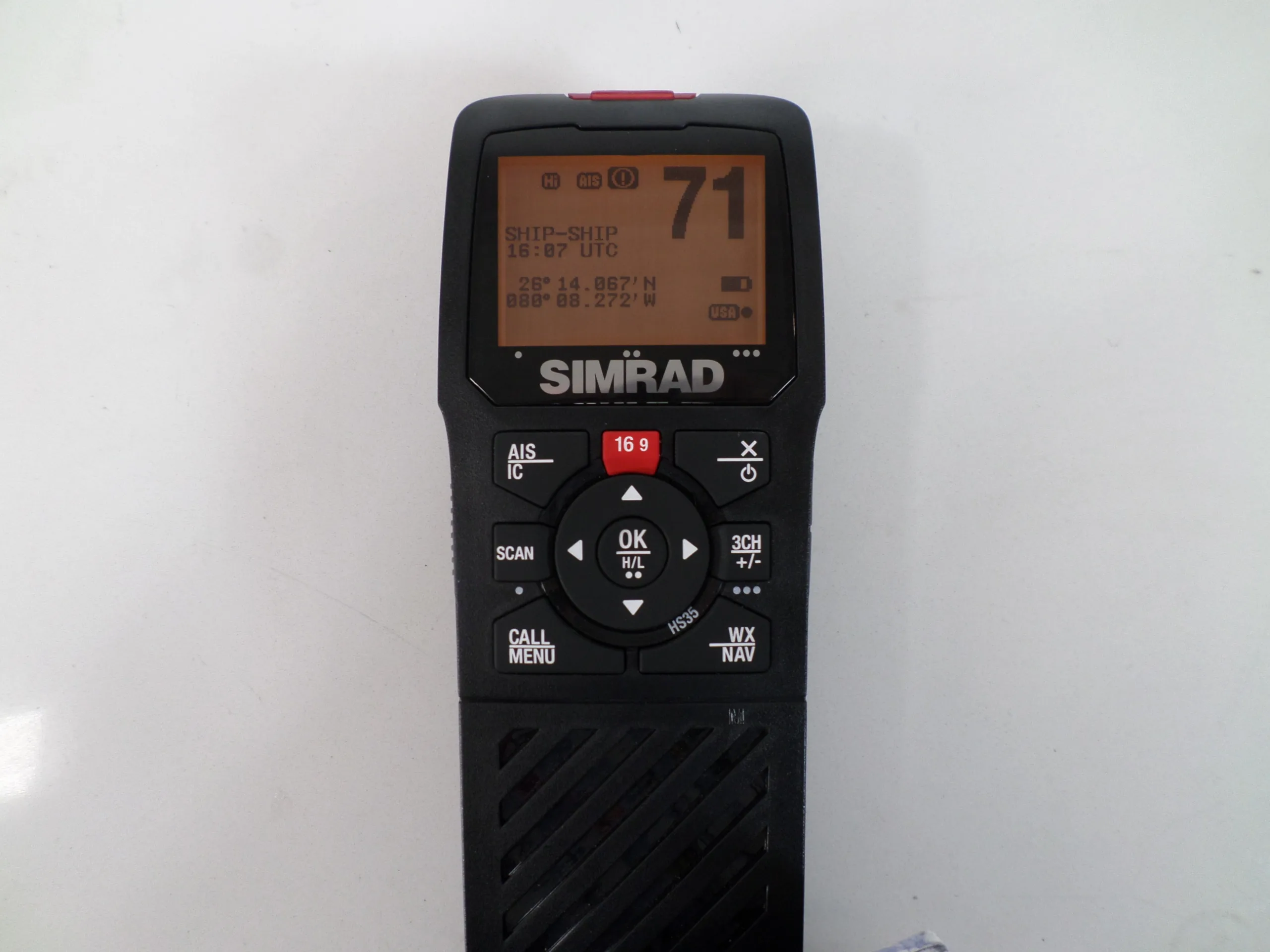 Simrad HS35 Wireless Second Station Handset for RS35 and RS90 Marine ...