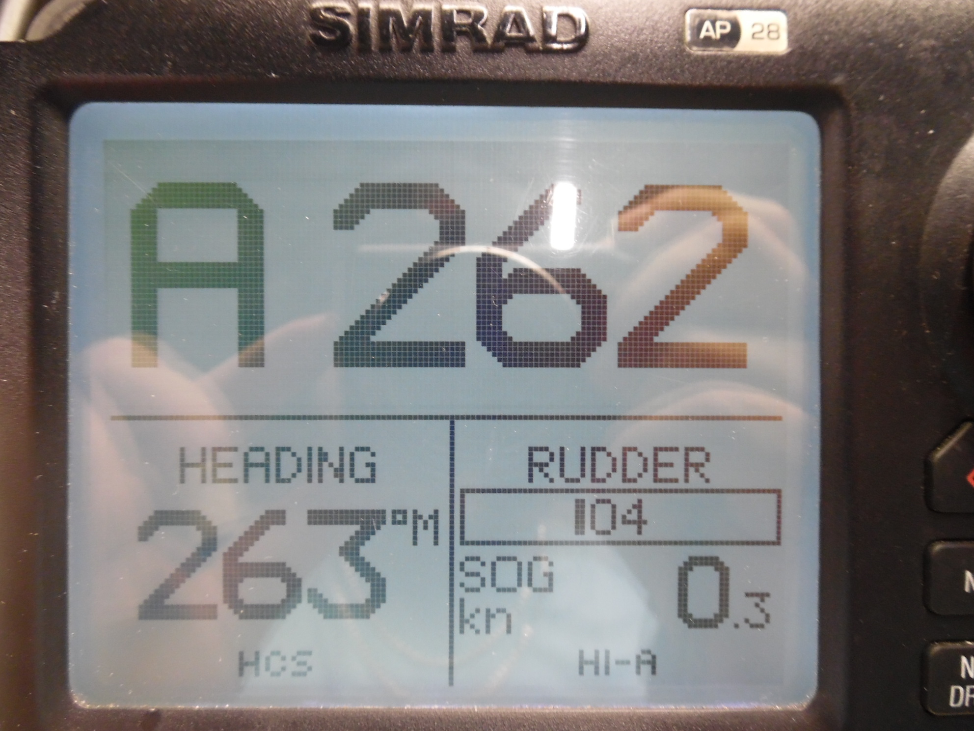 Simrad-AP28 Autopilot Control Head 22096622 Tested - Max Marine Electronics