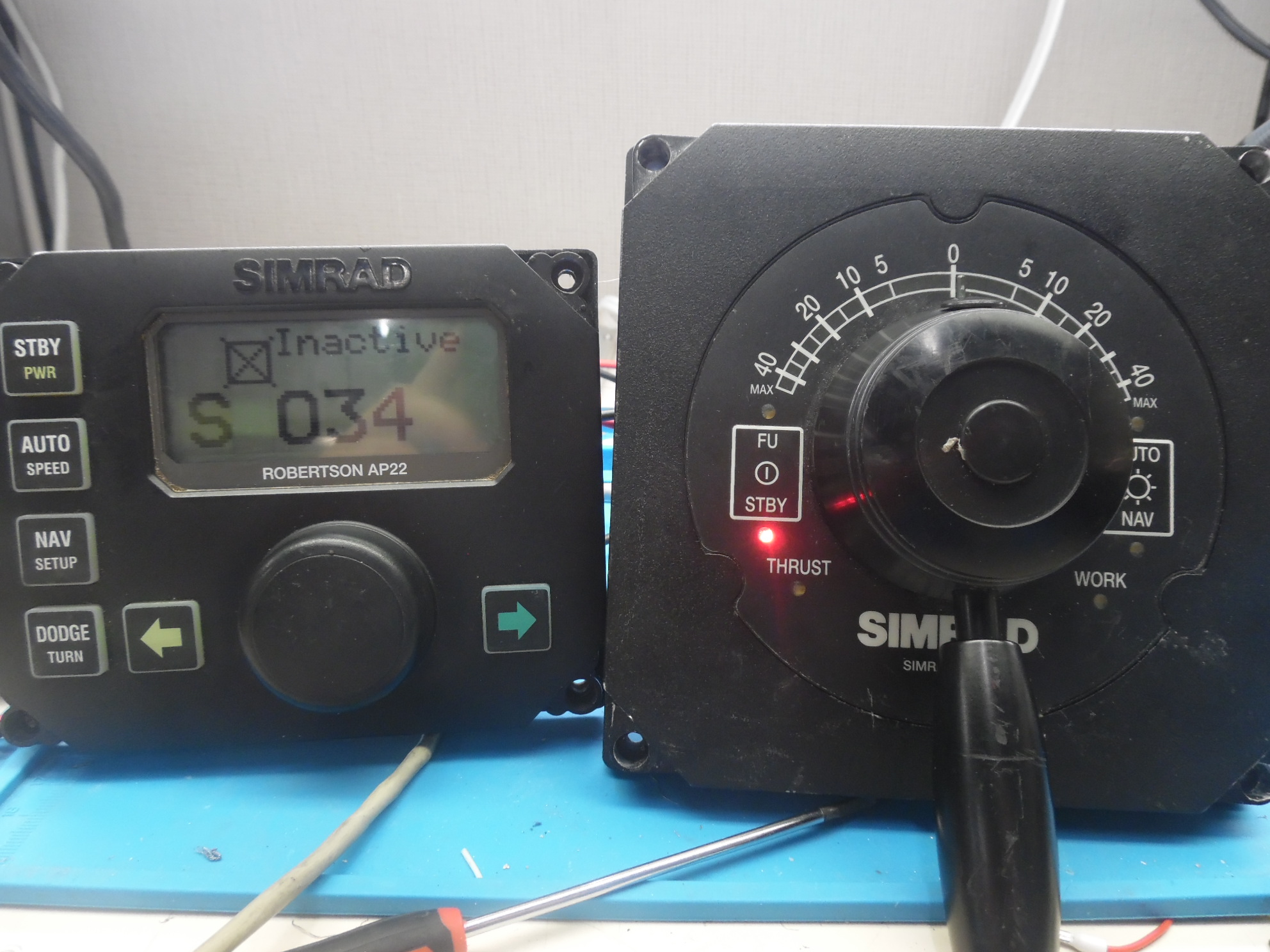 Simrad FU50 Follow Up Steering Lever 20214037 Good Condition Fully ...