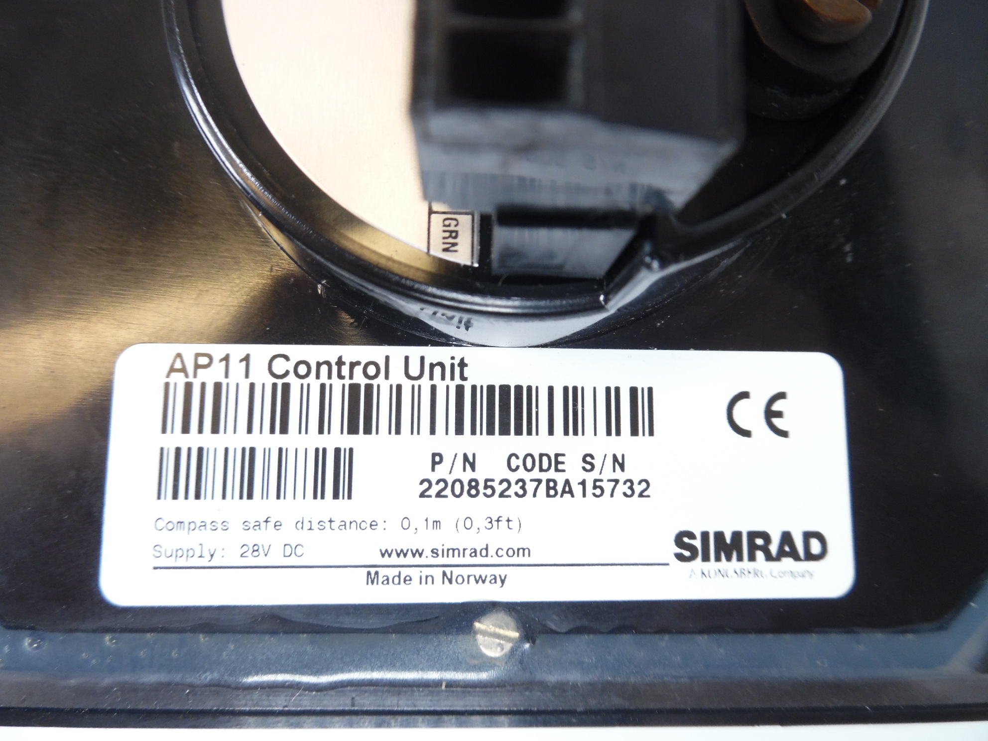 Simrad AP11 Autopilot Control Head 22085237 Good Condition - Max Marine ...