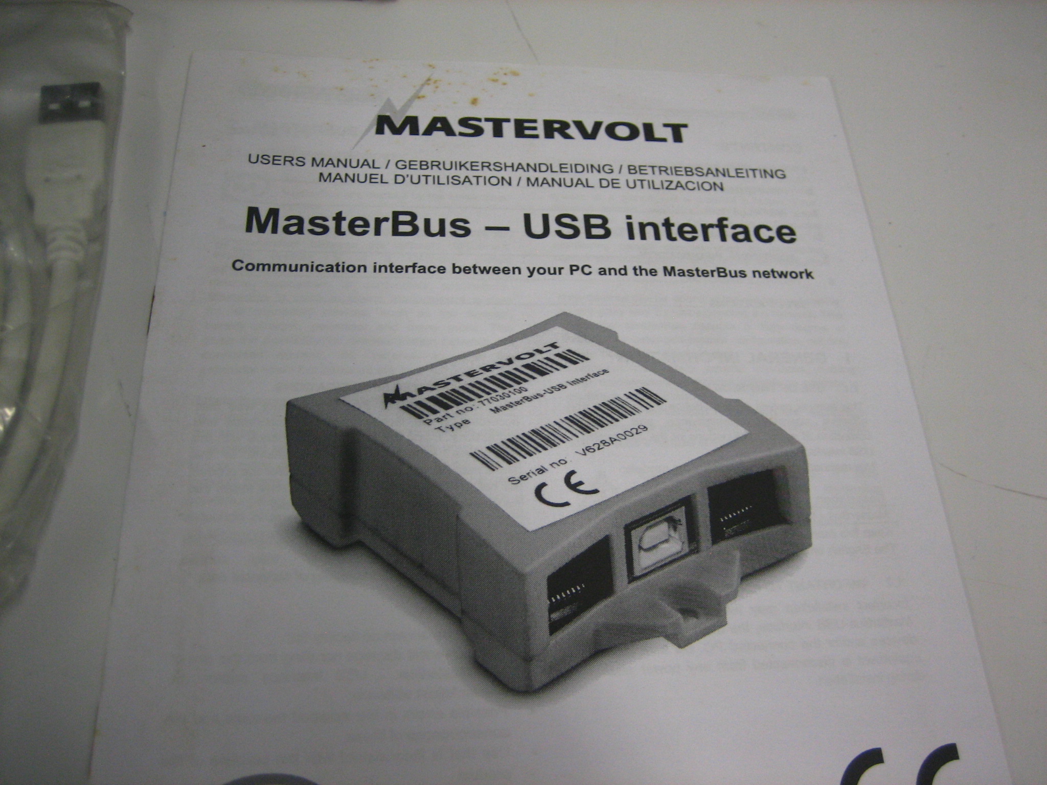 Mastervolt Masterbus USB Interface - NEW IN BOX - 77030100 - Max Marine ...