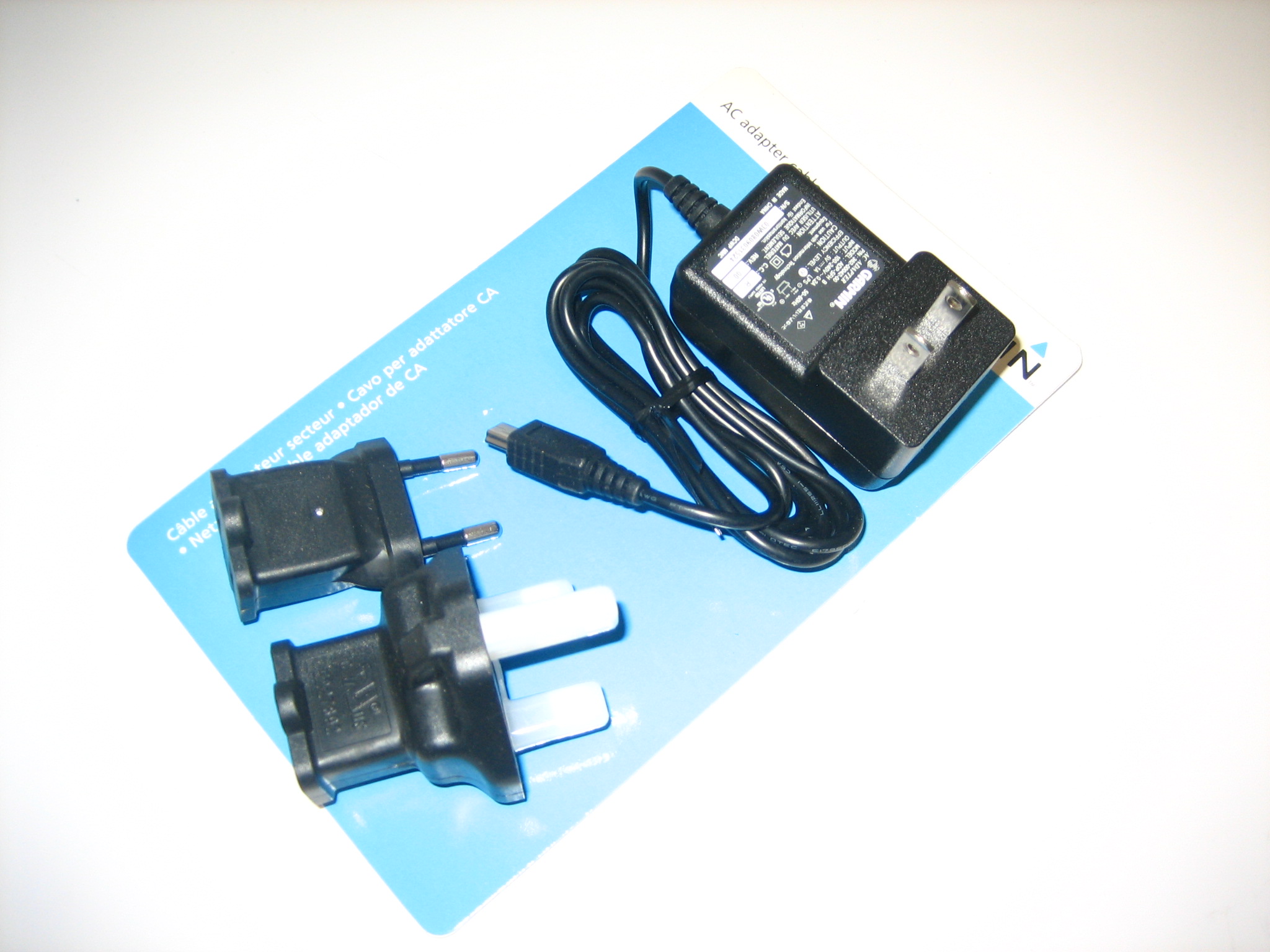 Garmin OEM Genuine AC Adapter Cable w/Int'l Power Adapters for Nuvi 010 ...